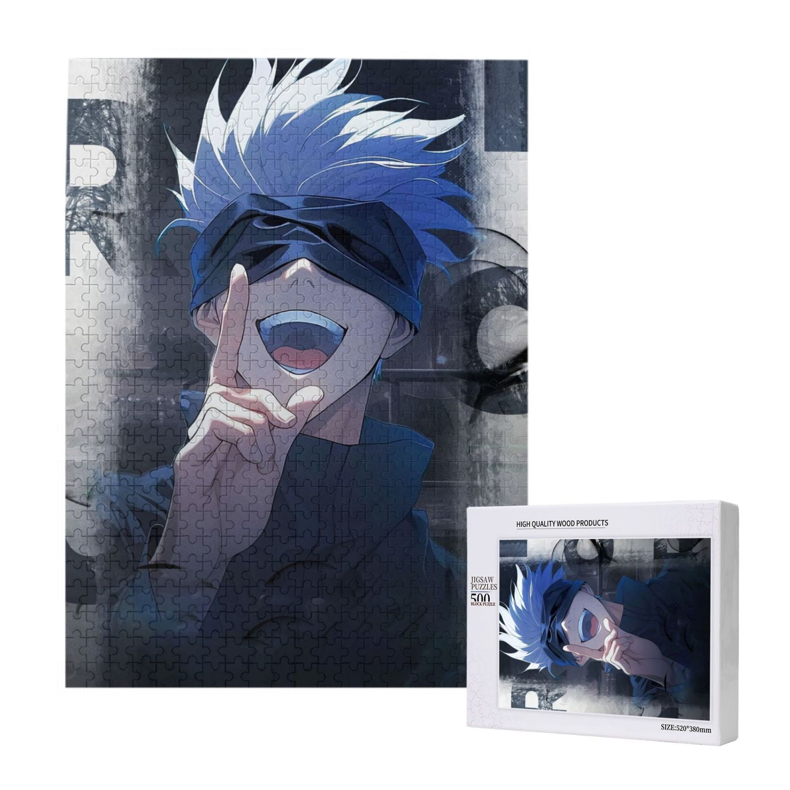 Gojo Satoru Jigsaw Puzzles 300/500/1000 Pieces Wooden Puzzles Gift for ...