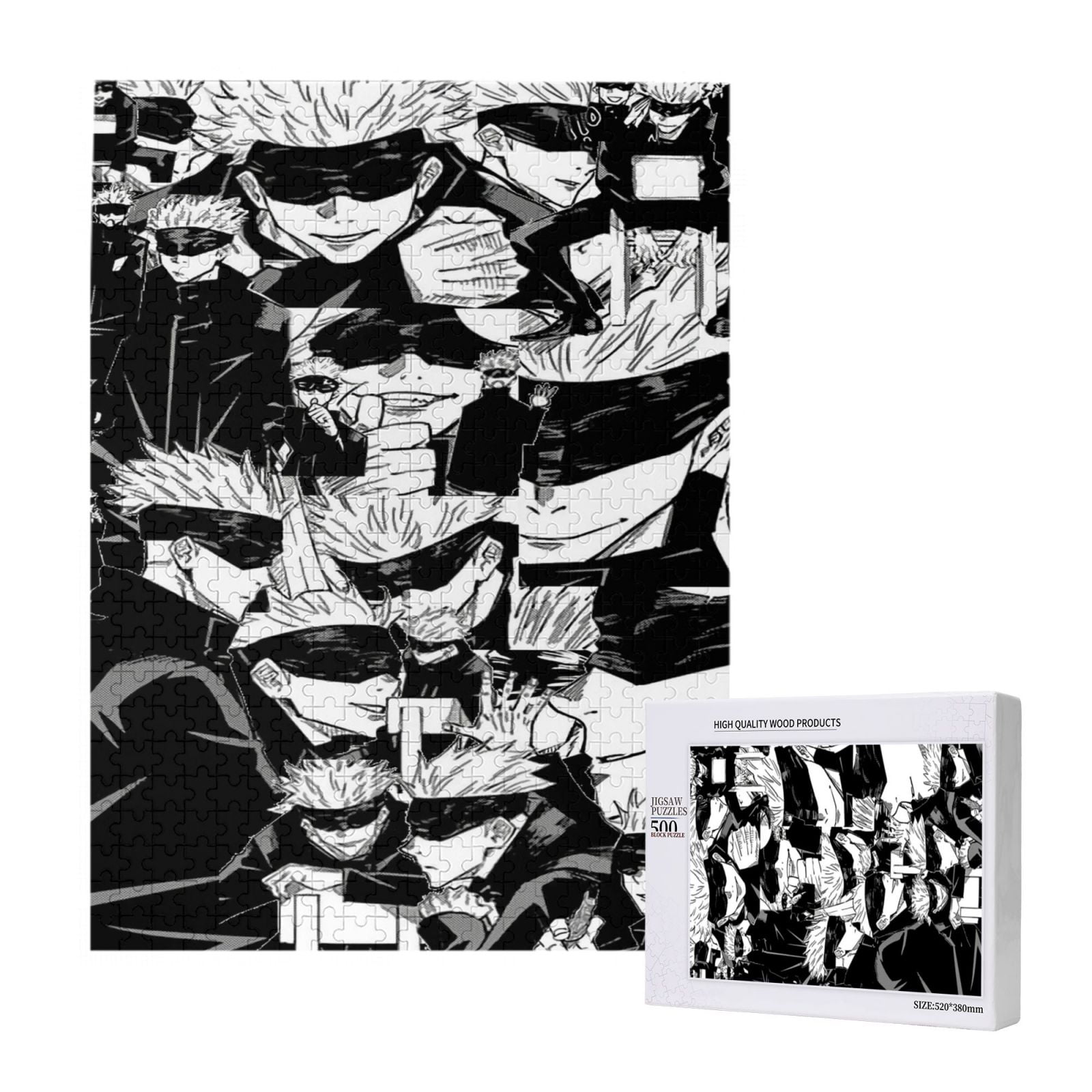 Gojo Satoru Jigsaw Puzzles 300/500/1000 Pieces Wooden Puzzles Gift for ...