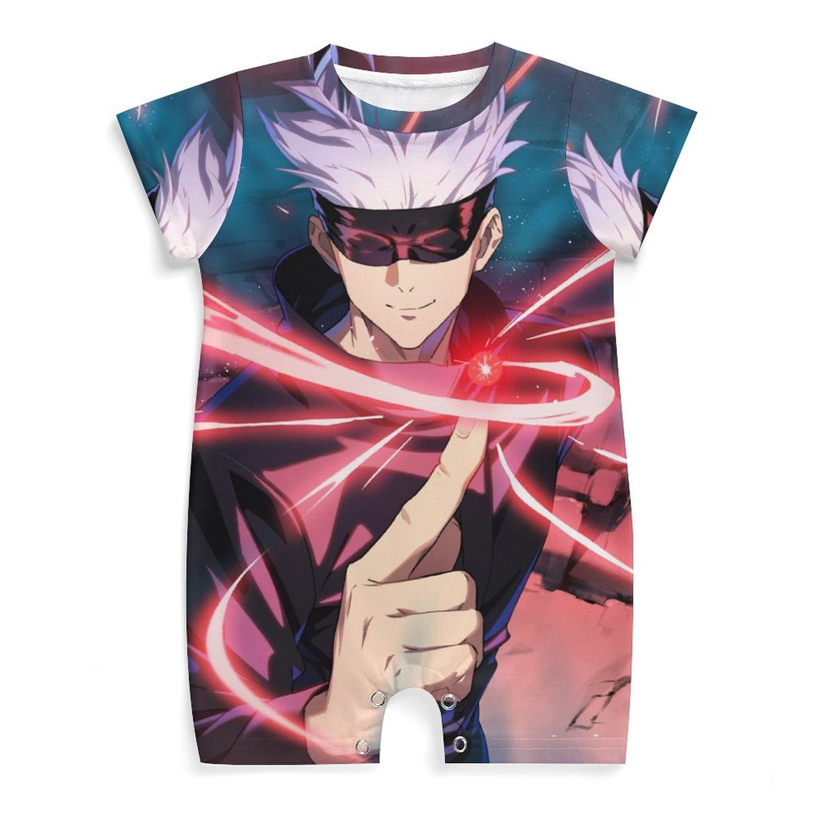 Gojo Satoru Jujutsu Kaisen Baby One-Piece Rompers Short Sleeve ...