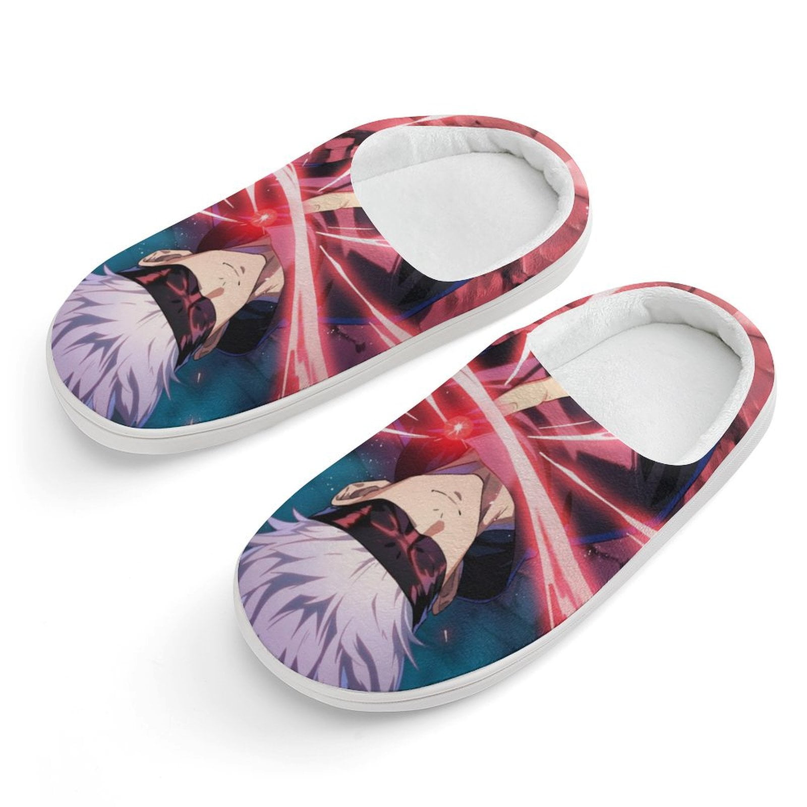 Gojo Satoru Jujutsu Kaisen Cotton Slippers For Kids Winter Warm Soft ...