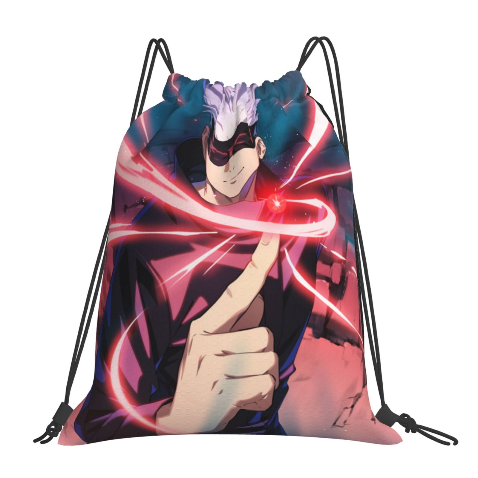 Gojo Satoru Jujutsu Kaisen Drawstring Bags Gym Sport String Bag Outdoor ...
