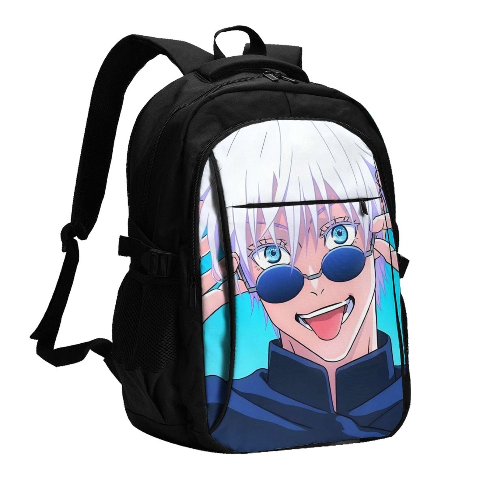 Gojo Satoru Jujutsu Kaisen Laptop Backpack with USB Charging Port ...
