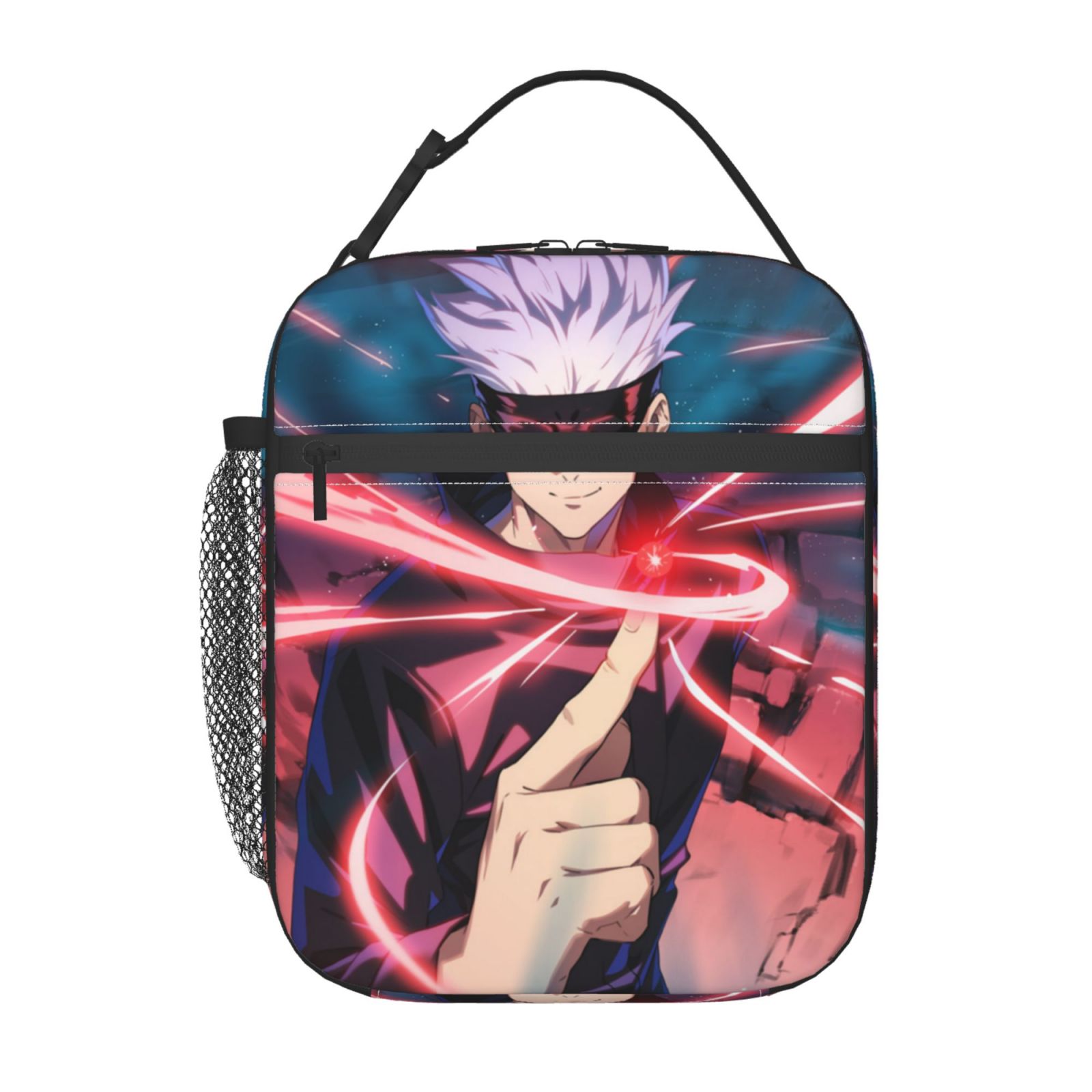 Gojo Satoru Jujutsu Kaisen Portable Insulated Lunch Bag Tote Bento Bag ...