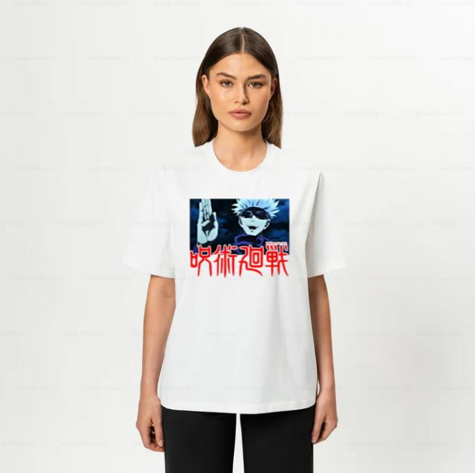 Gojo Satoru Jujutsu Kaisen Shirt with Hand Gesture Design – Iconic ...
