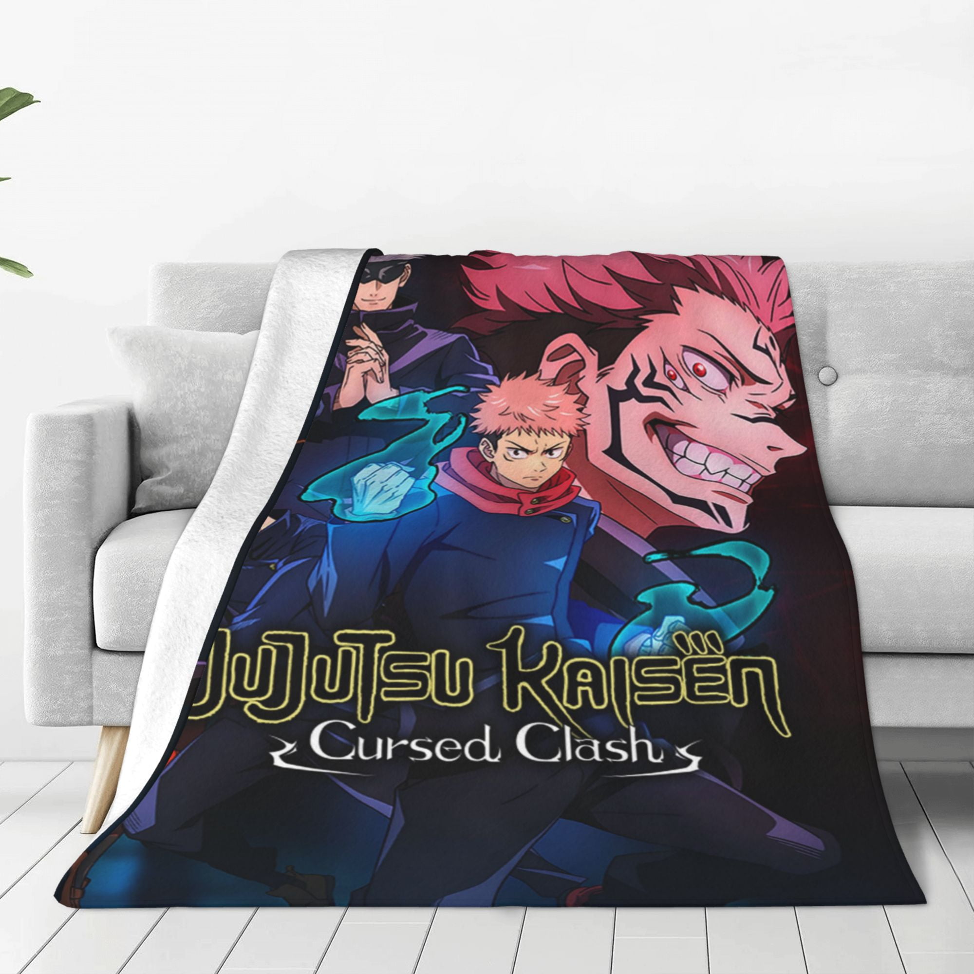 Gojo Satoru Jujutsu Kaisen Throw Blanket Super Soft Blankets Decor ...