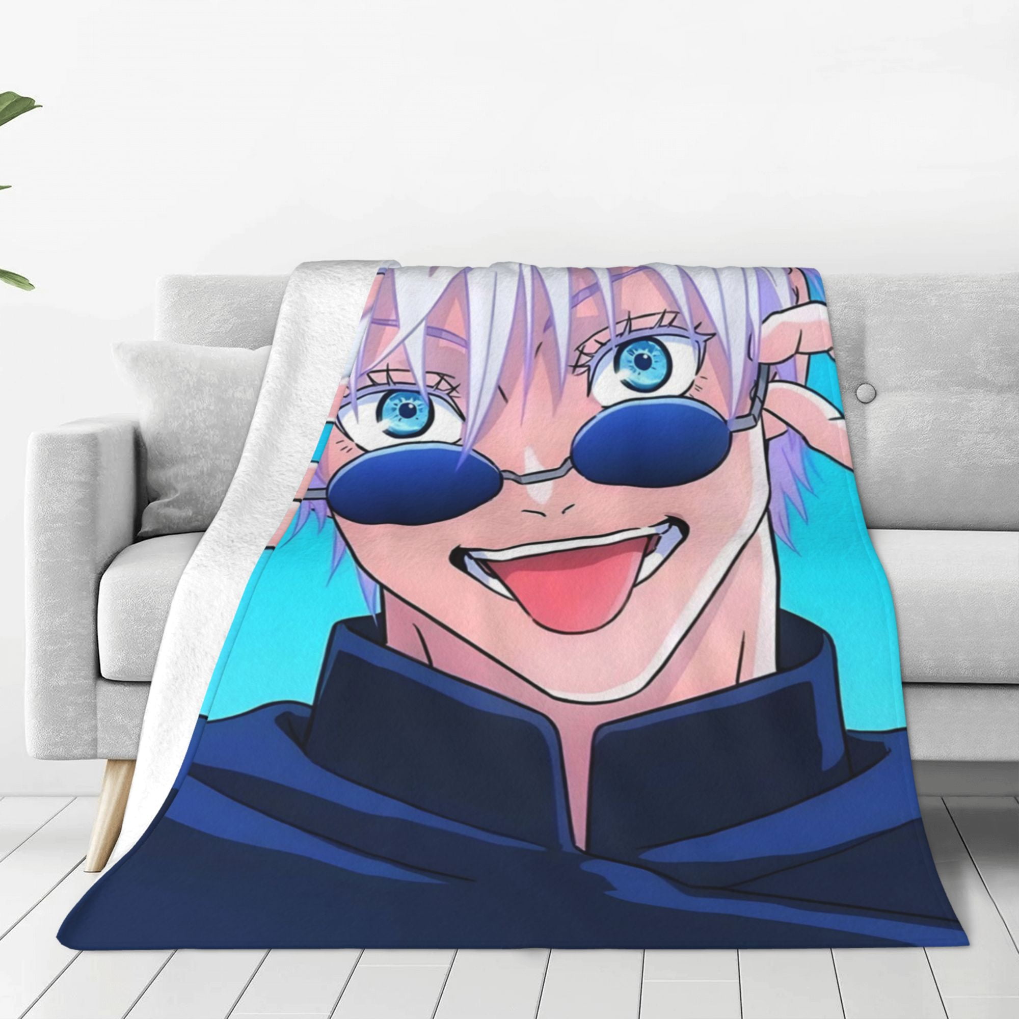 Gojo Satoru Jujutsu Kaisen Throw Blanket Super Soft Blankets Decor ...