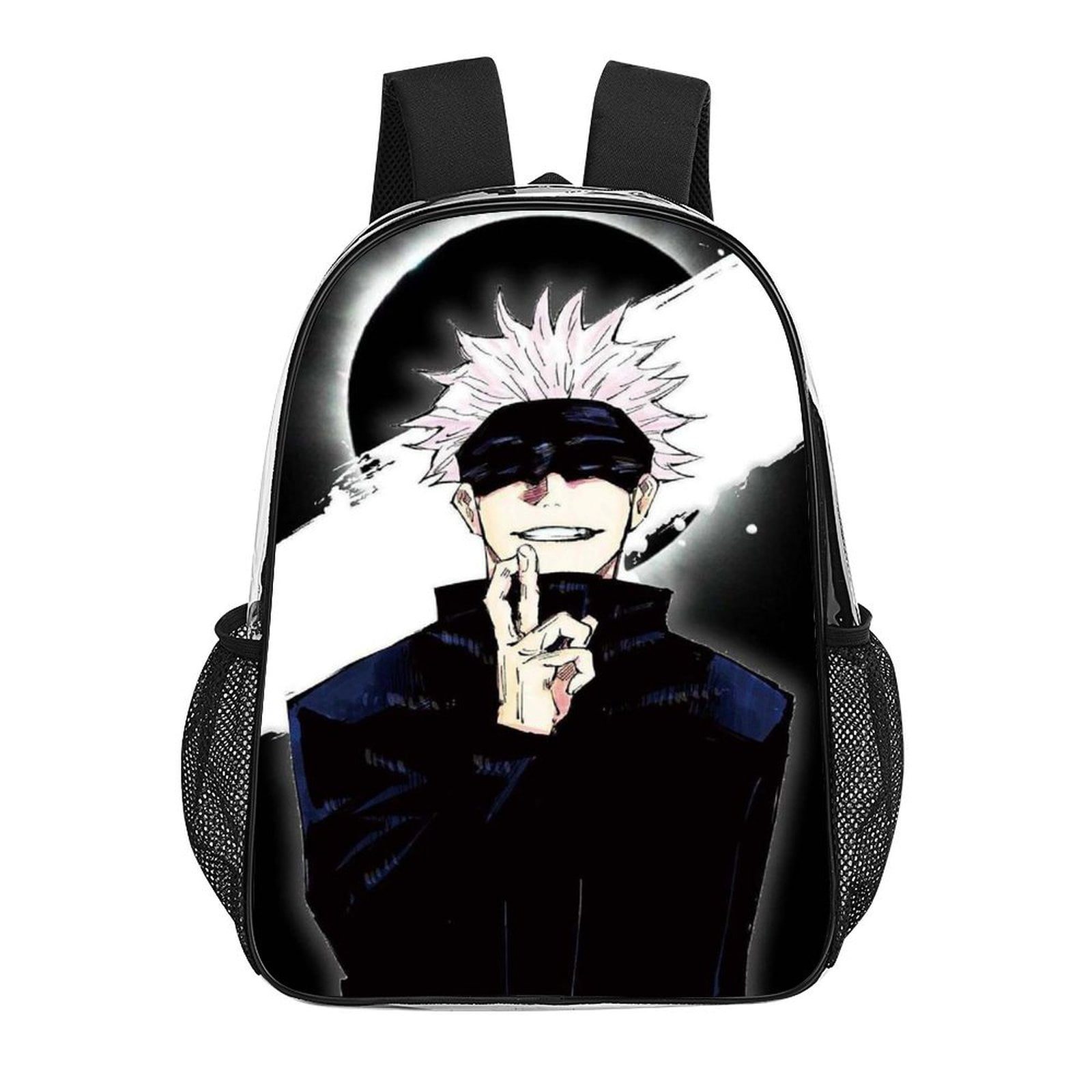 Gojo Satoru Jujutsu Kaisen Transparent Bag Backpack 17 Inch Mesh ...