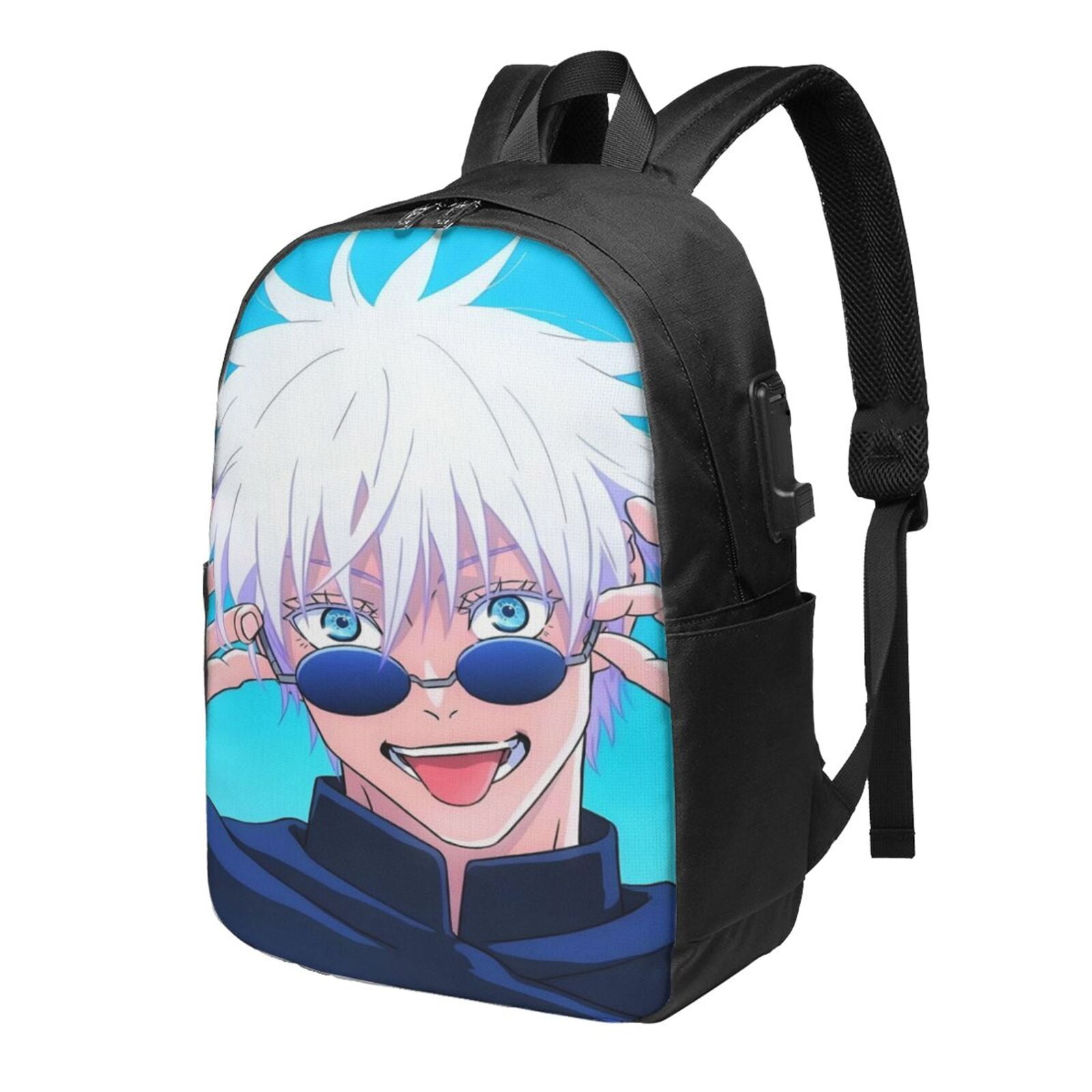 Gojo Satoru Jujutsu Kaisen USB Backpack 17 IN Laptop Bags Travel ...