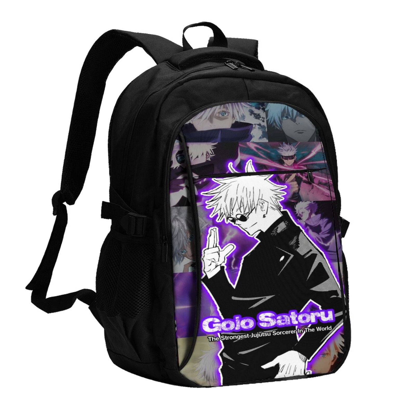 Gojo Satoru Laptop Backpack with USB Charging Port Shoulders Bag Travel ...