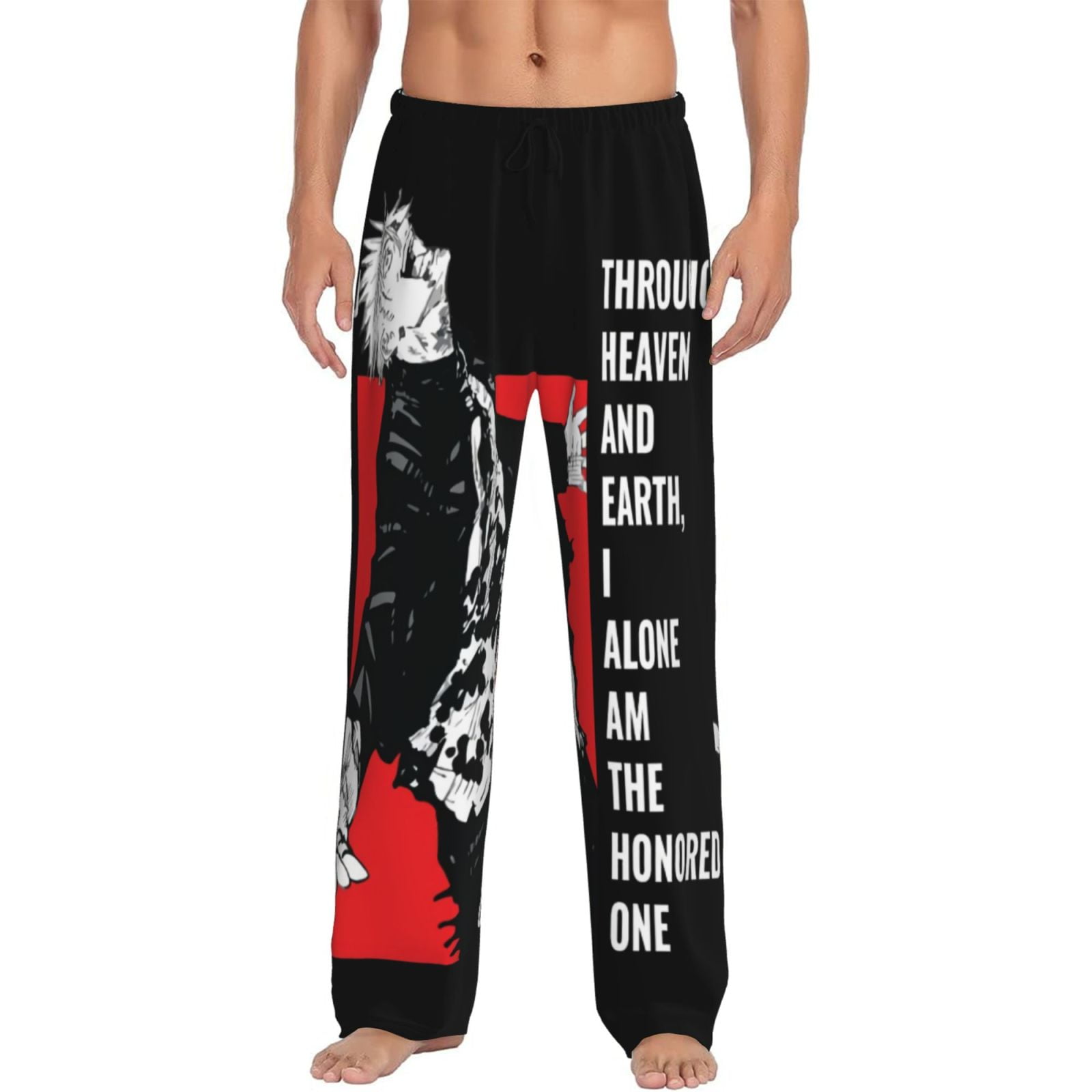 Gojo Satoru Men's Pajama Pant Soft Comfy Lounge Pj Bottoms Loose ...