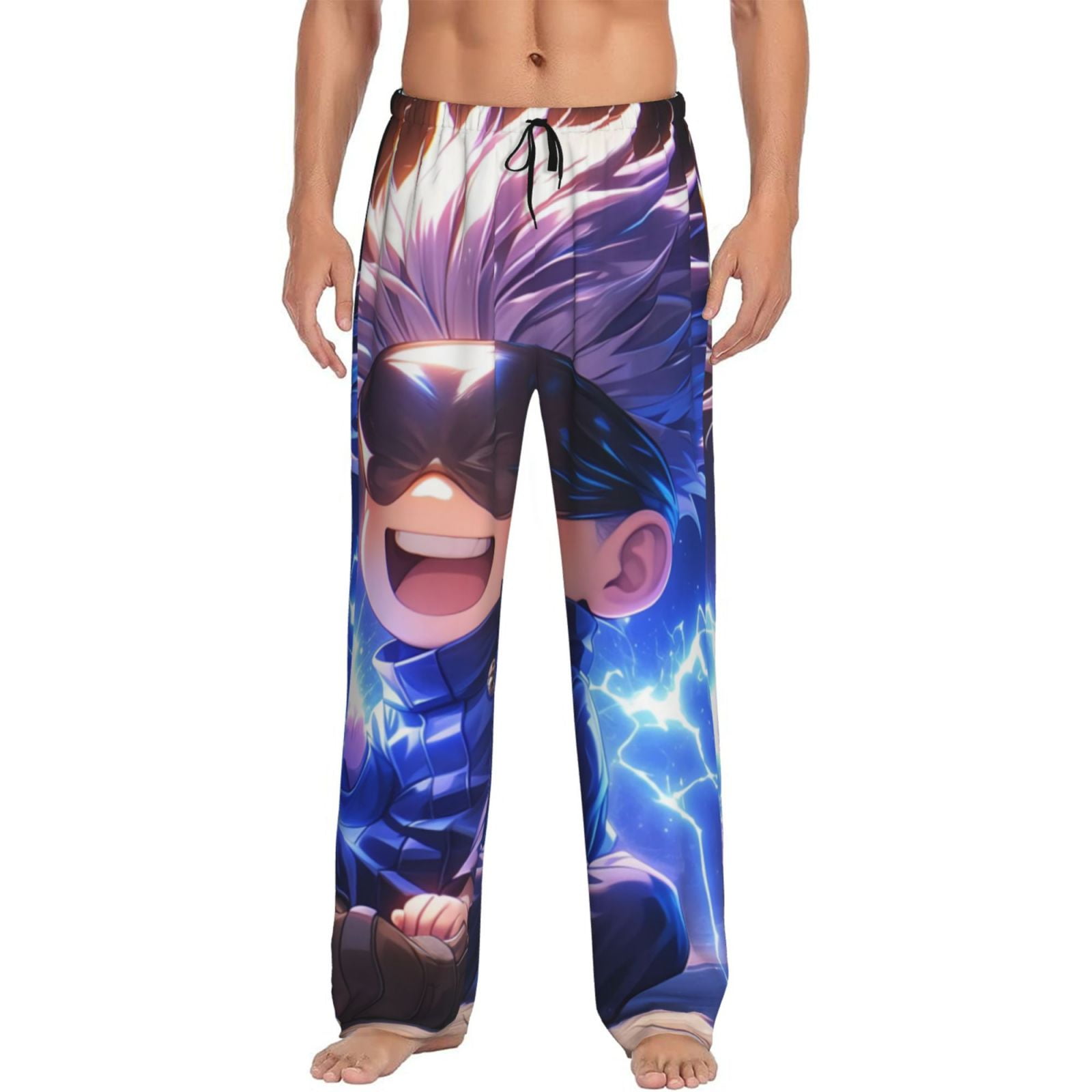 Gojo Satoru Men's Pajama Pant Soft Comfy Lounge Pj Bottoms Loose ...