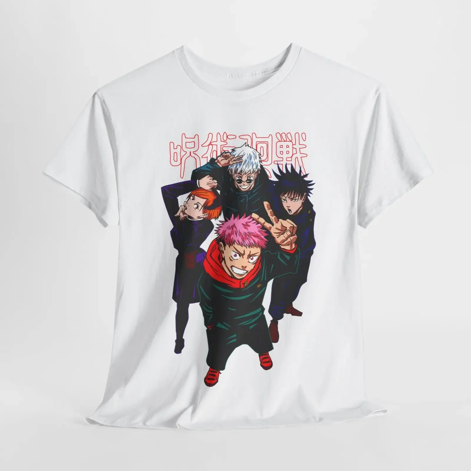 Gojo Satoru Nobara Itadori Jujutsu Kaisen T-Shirt Anime Japanese Tee ...