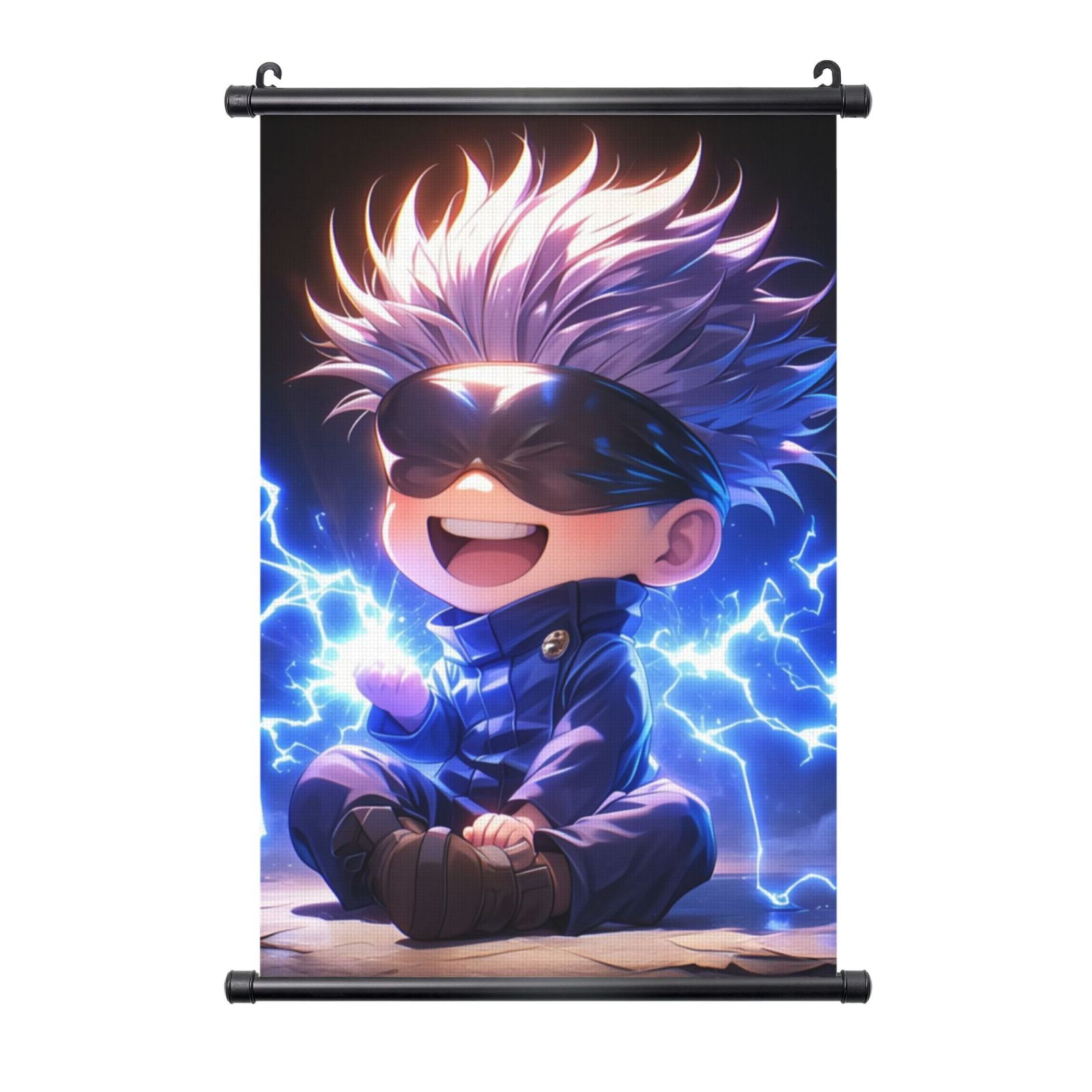 Gojo Satoru Poster Plastic Shaft Wall Hanging Banner Artwork Canvas ...