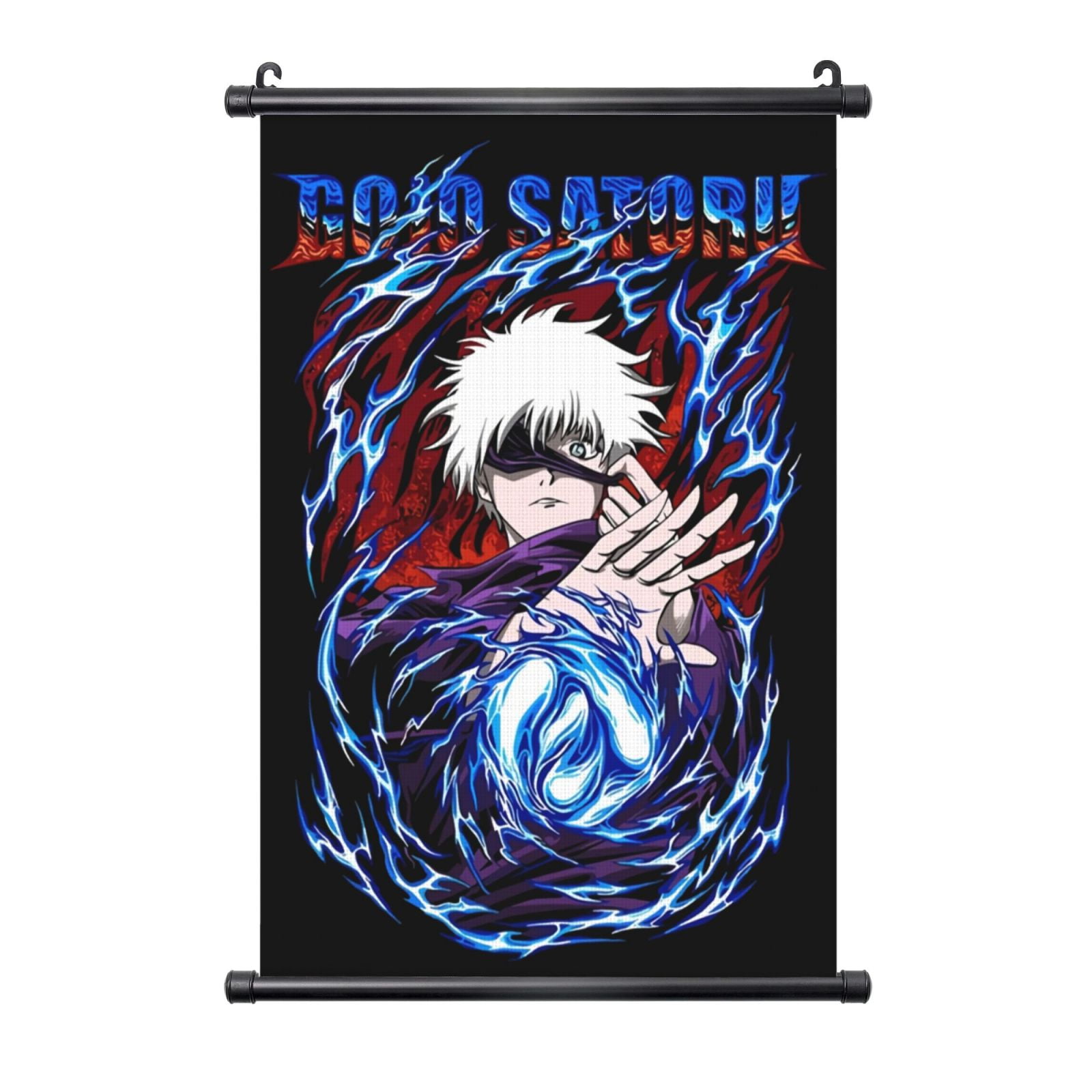 Gojo Satoru Poster Plastic Shaft Wall Hanging Banner Artwork Canvas ...