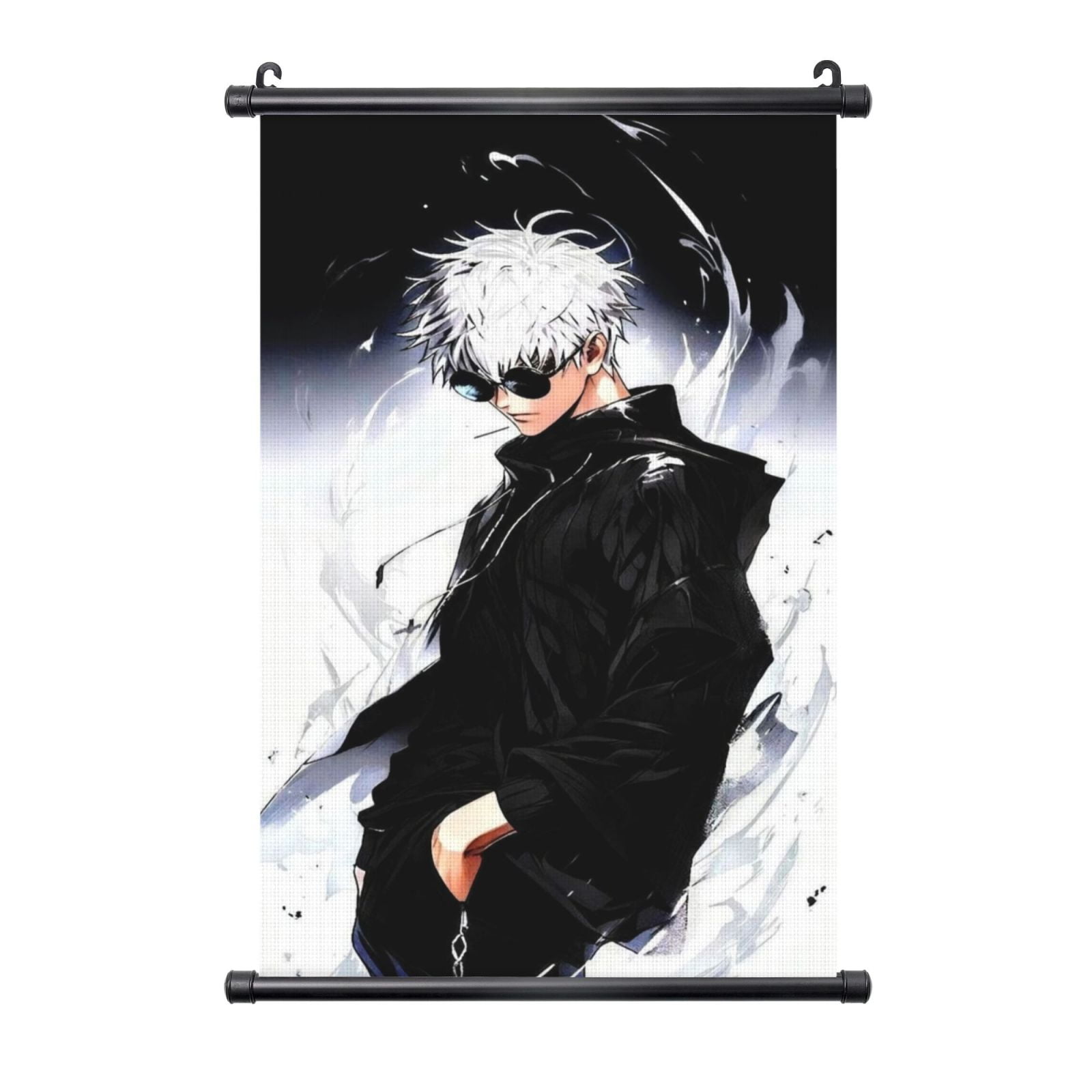 Gojo Satoru Poster Plastic Shaft Wall Hanging Banner Artwork Canvas ...