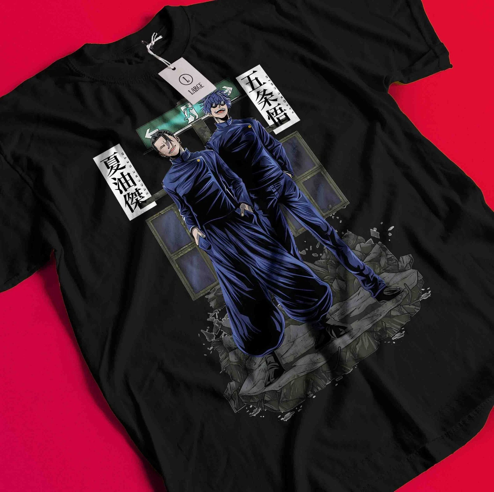 Gojo Satoru T-Shirt Geto Suguru Shirt Jujutsu Kaisen Tshirt Toji Tee ...