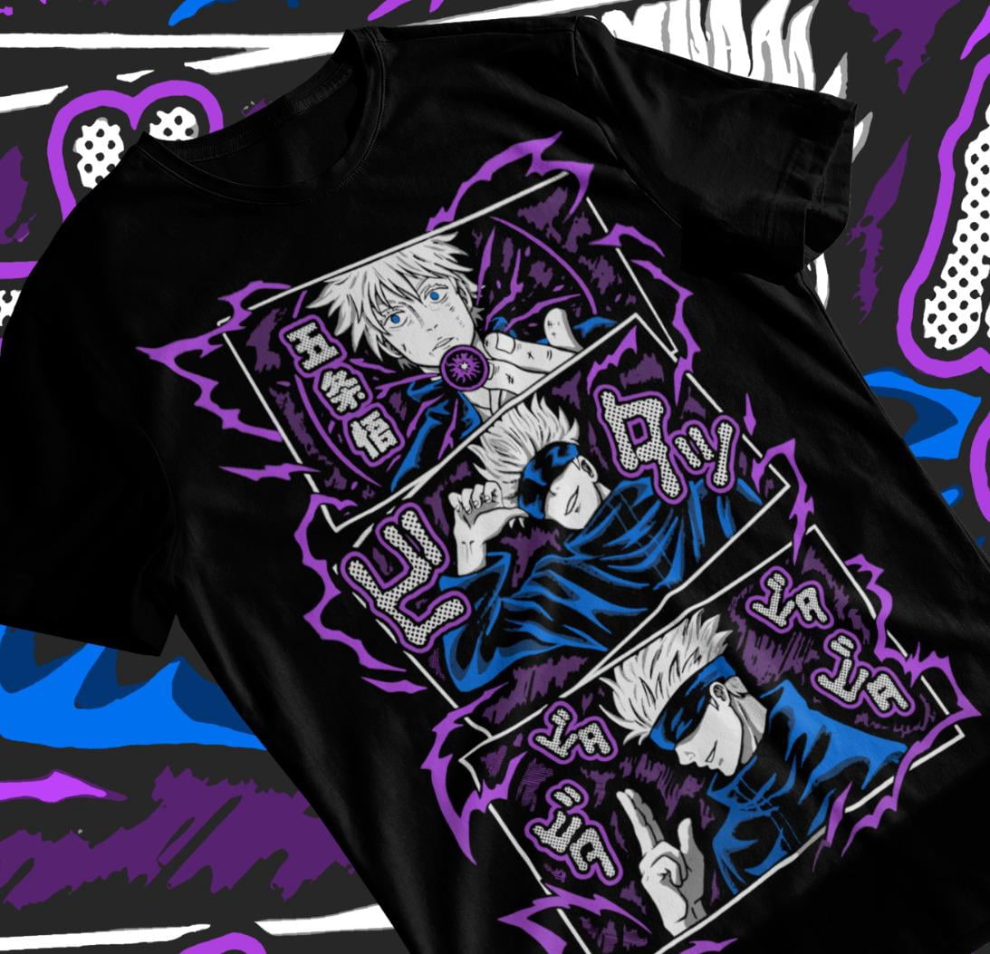 Gojo Satoru T-Shirt Jujutsu Kaisen Sukuna Anime Manga Shirt Soft Tee ...