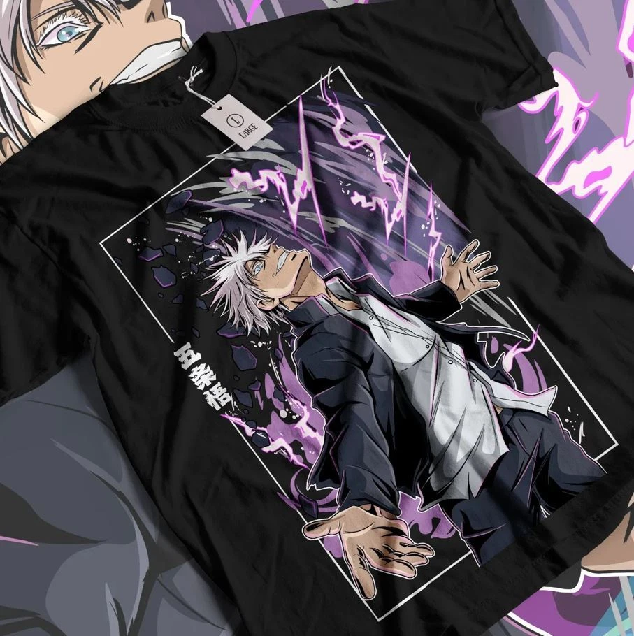 Gojo Satoru T-Shirt Megumi Itadori Yuji Jujutsu Kaisen Sukuna Horror ...