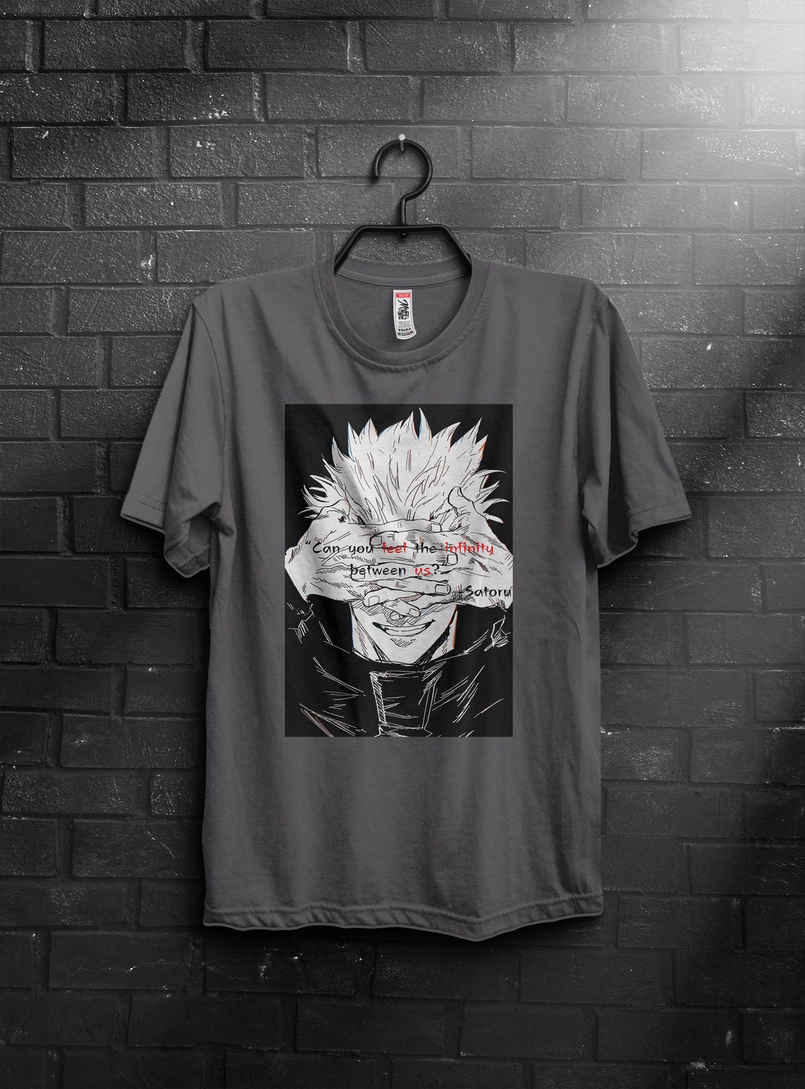 Gojo Satoru T-shirt, Jujutsu Kaisen Manga Anime Shirt,Royal Blue color ...