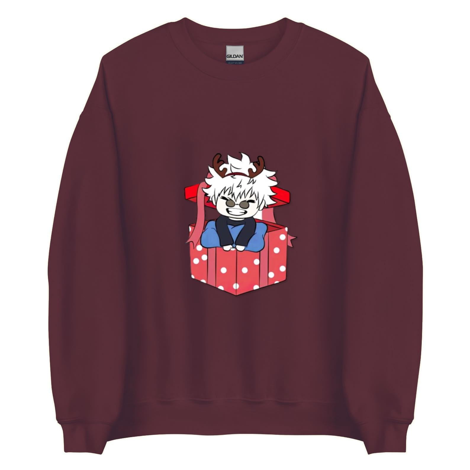Gojo Satoru gift box Jujutsu Kaisen anime Christmas shirt-removebg ...