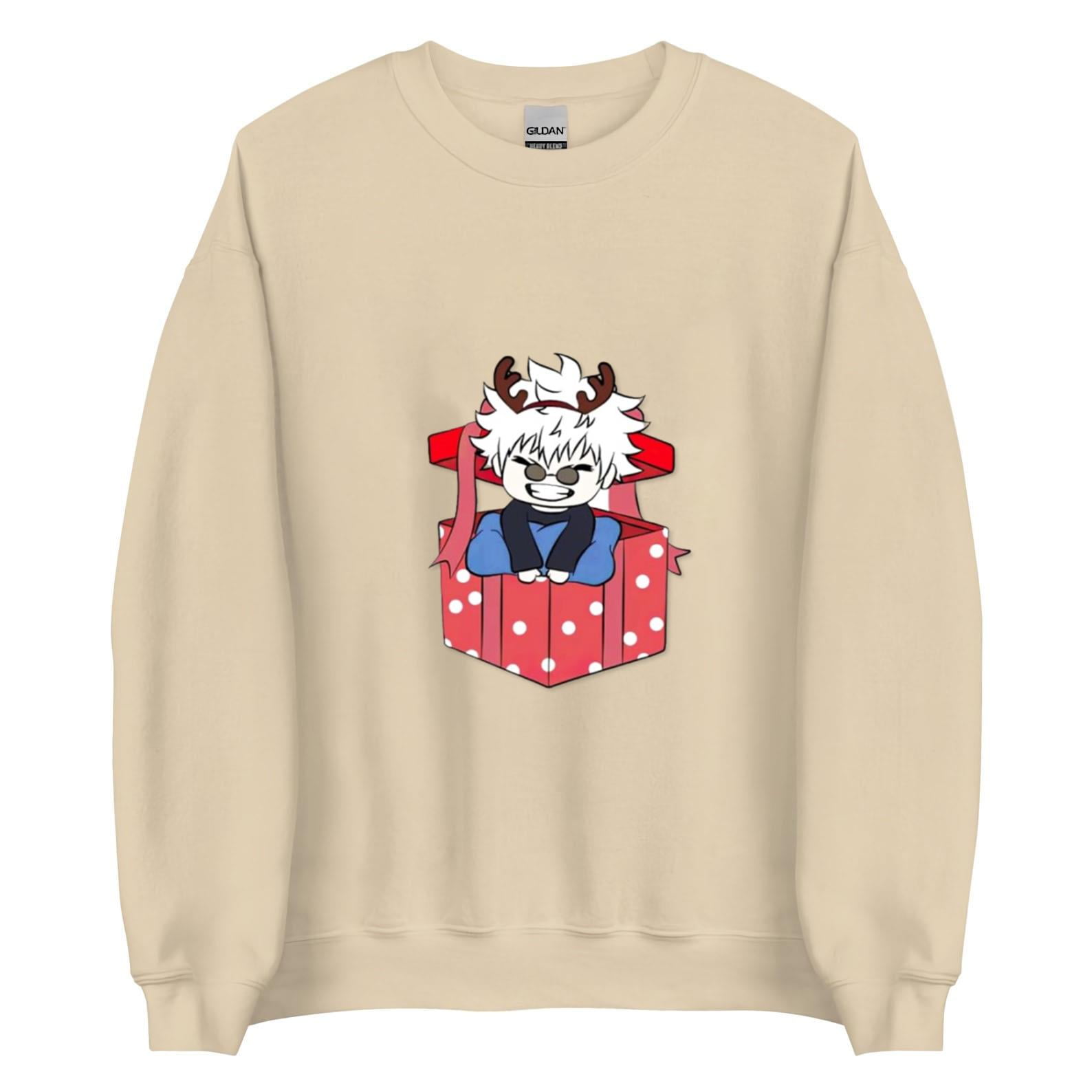 Gojo Satoru gift box Jujutsu Kaisen anime Christmas shirt-removebg ...