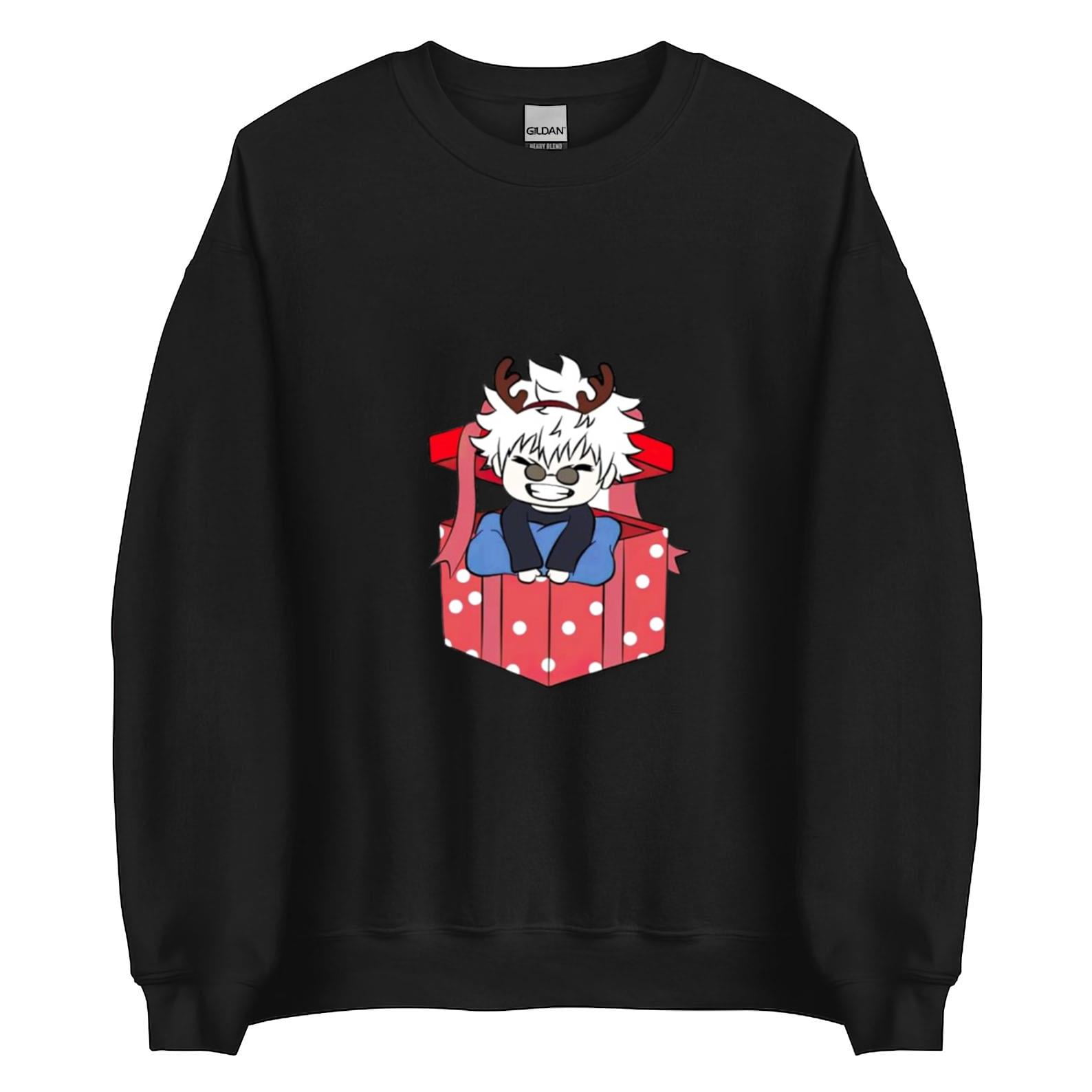 Gojo Satoru gift box Jujutsu Kaisen anime Christmas shirt-removebg ...