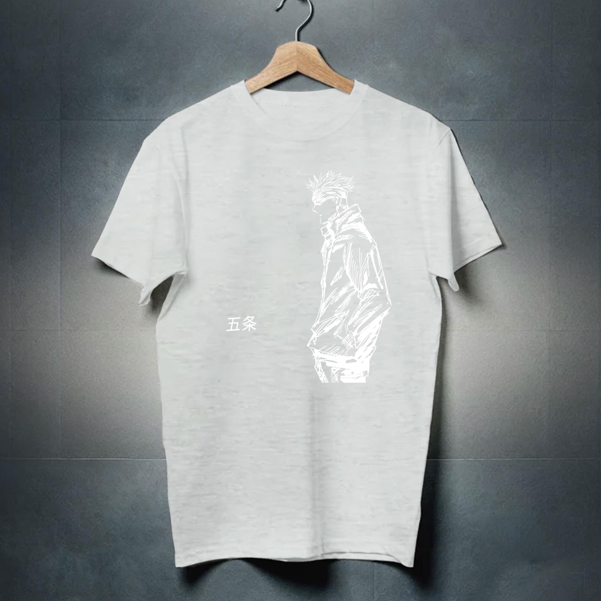 Gojo Tee JJK Tshirt_528_5Tshirt-Black-TH28108 - Walmart.com