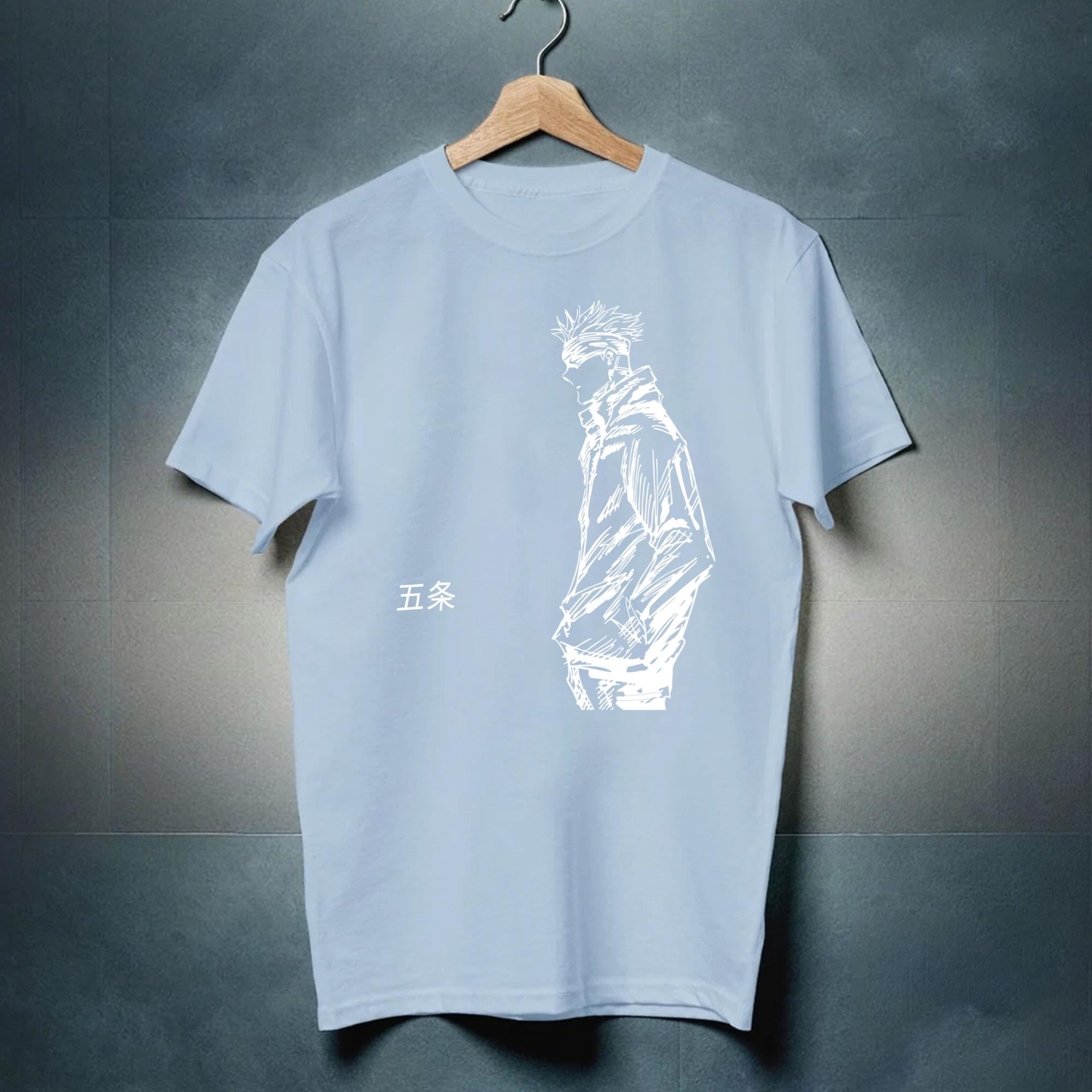 Gojo Tee JJK Tshirt_528_5Tshirt-Black-TH28108 - Walmart.com