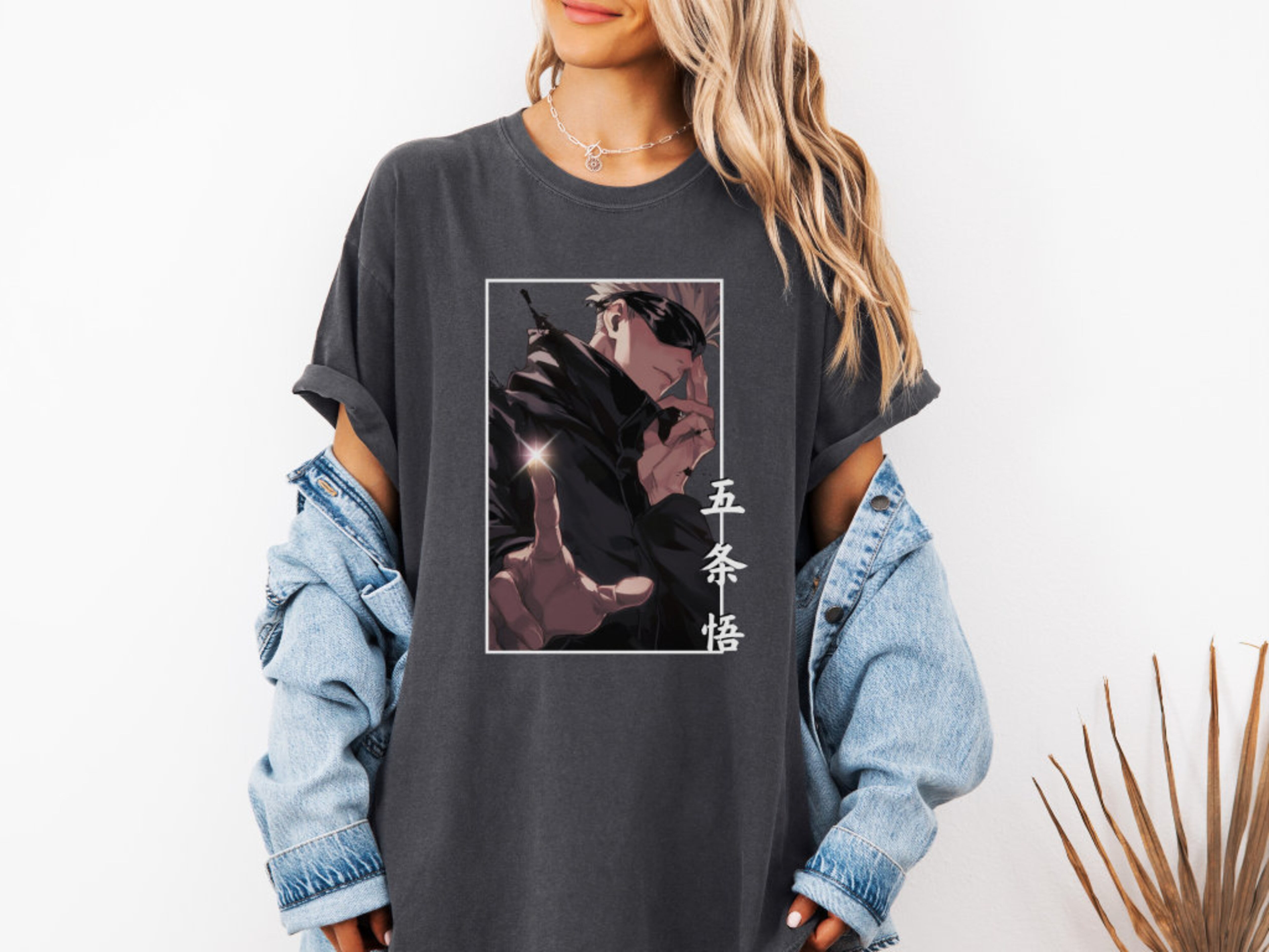 Gojo shirt, Satoru Gojo shirt, JJK shirt, Anime shirt, Jujutsu kaisen ...