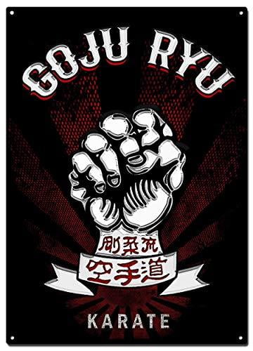 Goju Ryu Karate Metal Tin Signs, Martial Arts Colorfast Posters, Decorative Signs, Wall Art ...