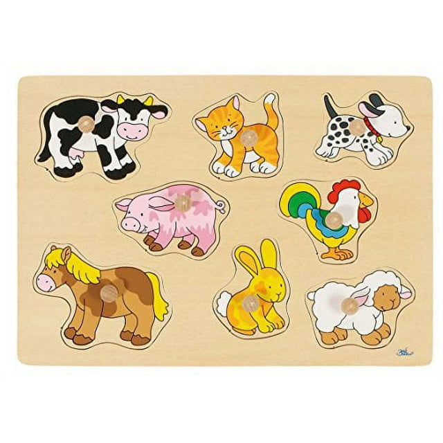 Goki Goki Plug Farm Vii Puzzle (8Piece) Puzzles - Walmart.com