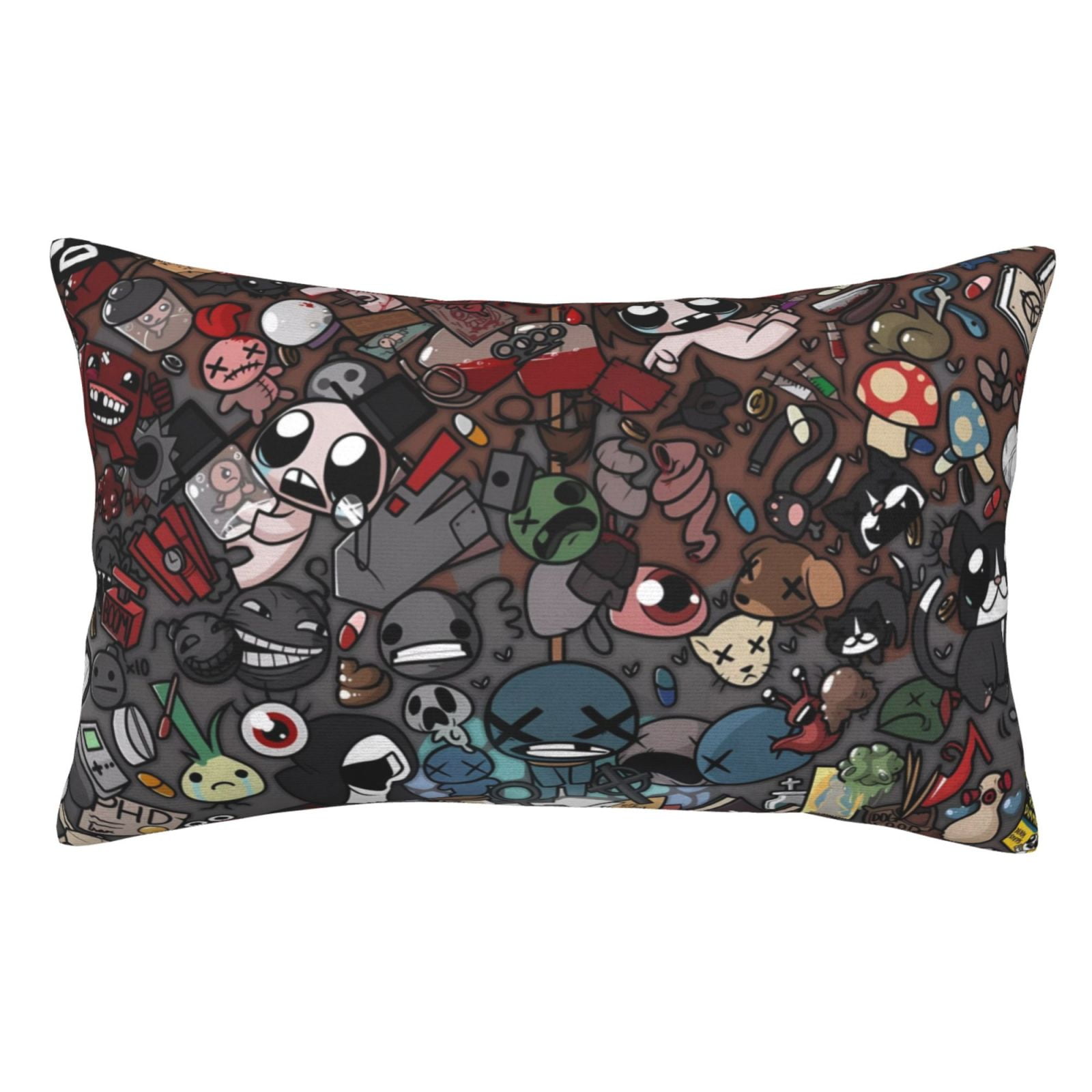Gokiu The Binding of Isaac Pillowcase for Hair and Skin, Plush Pillow ...
