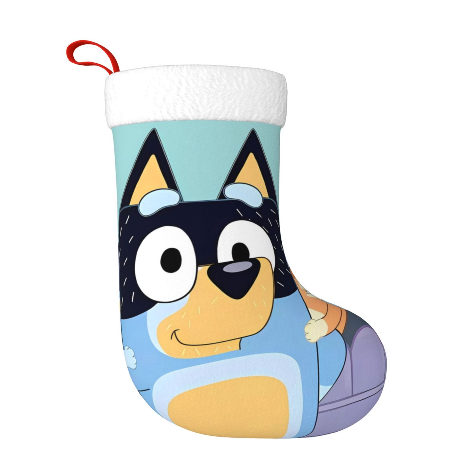 Gokiu Bluey Christmas Stockings 17.7" Large Plush Xmas Stocking for ...