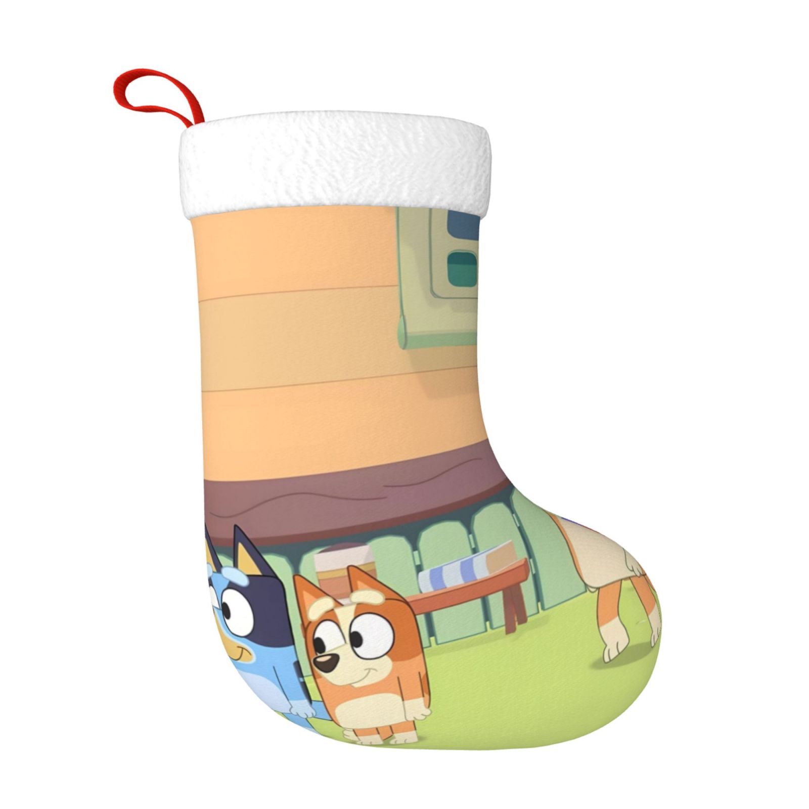 Gokiu Bluey Christmas Stockings 17.7" Large Plush Xmas Stocking for ...