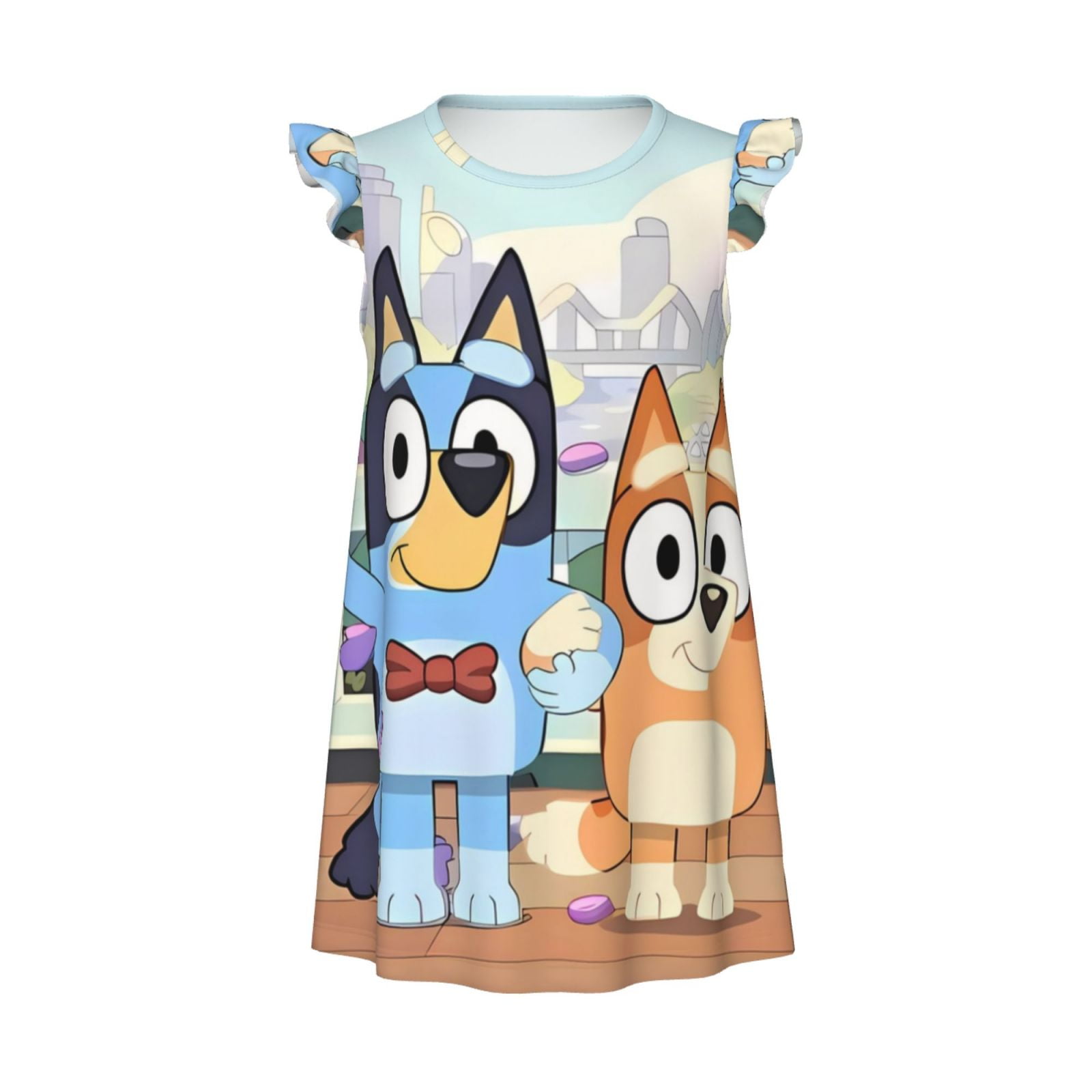 Gokiu Bluey Girls Nightgowns Princess Nightgown Toddler Sleepwear for ...