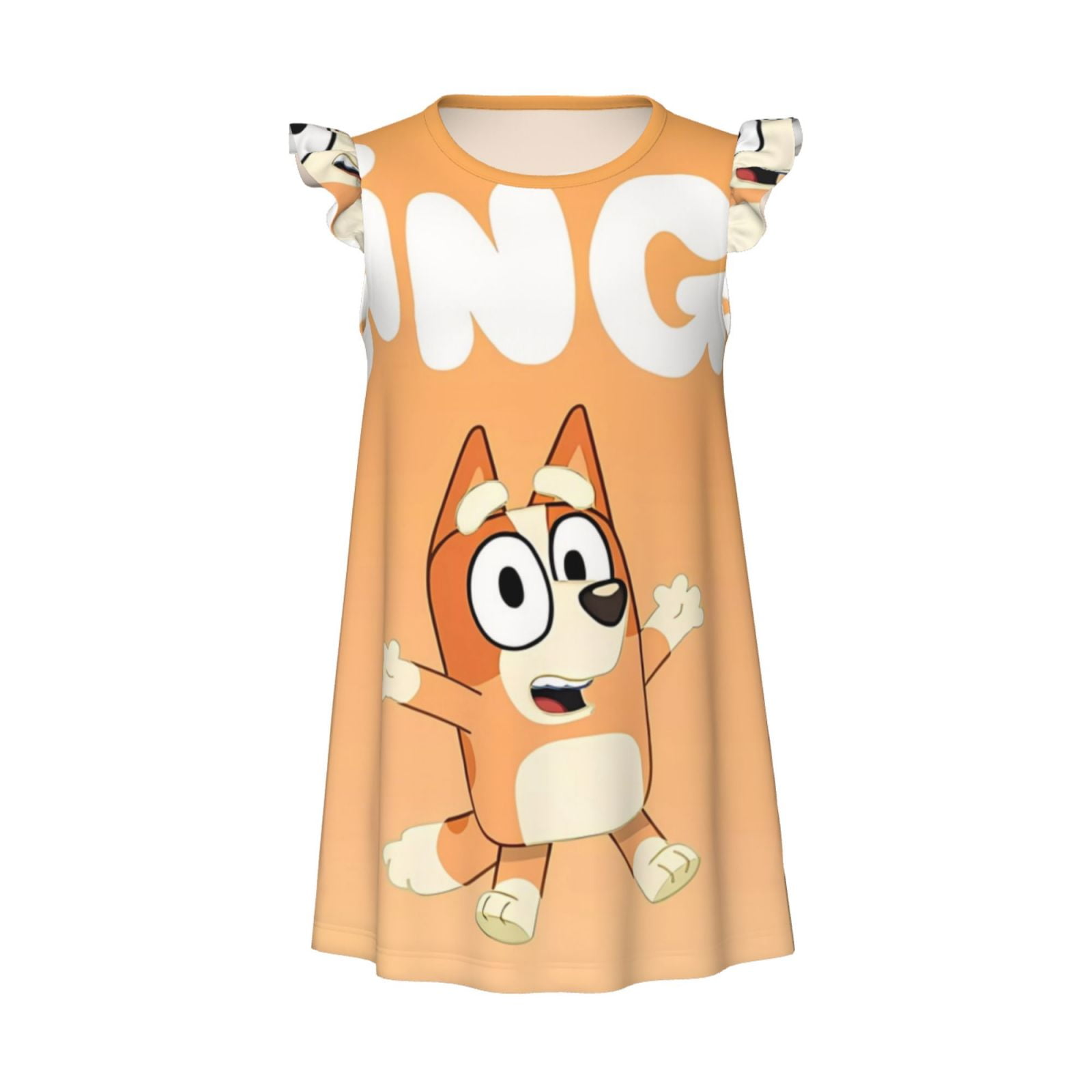 Gokiu Bluey Girls Nightgowns Princess Nightgown Toddler Sleepwear for ...