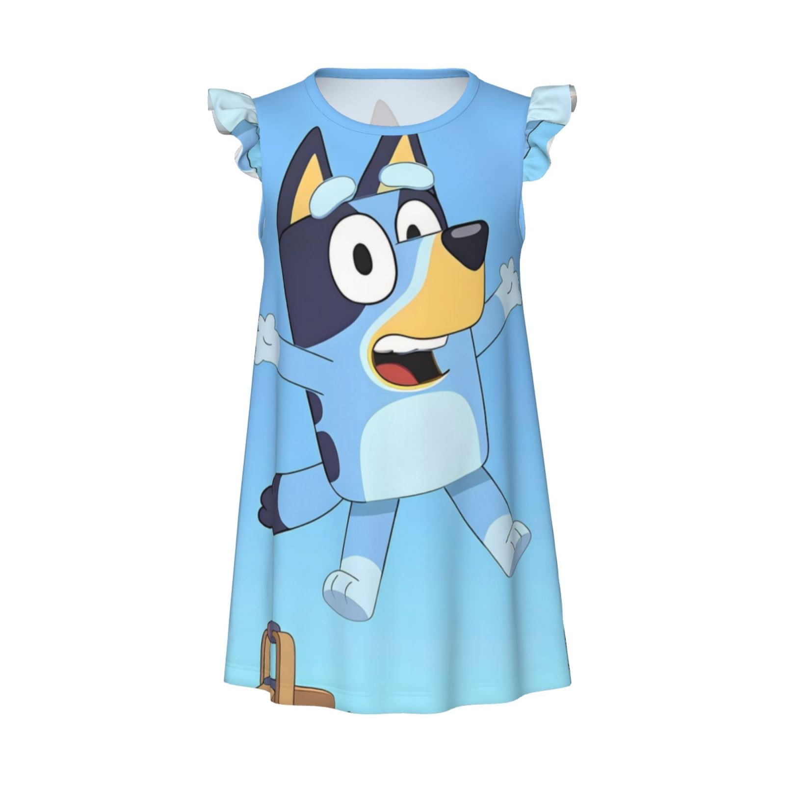 Gokiu Bluey Girls Nightgowns Princess Nightgown Toddler Sleepwear for ...