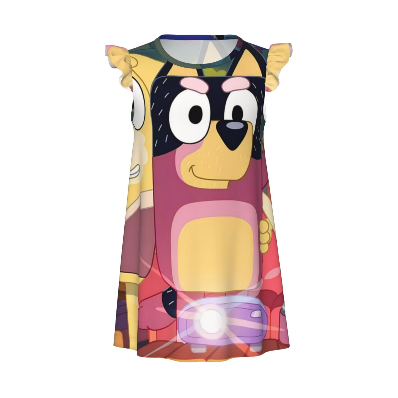 Gokiu Bluey Girls Nightgowns Princess Nightgown Toddler Sleepwear for ...