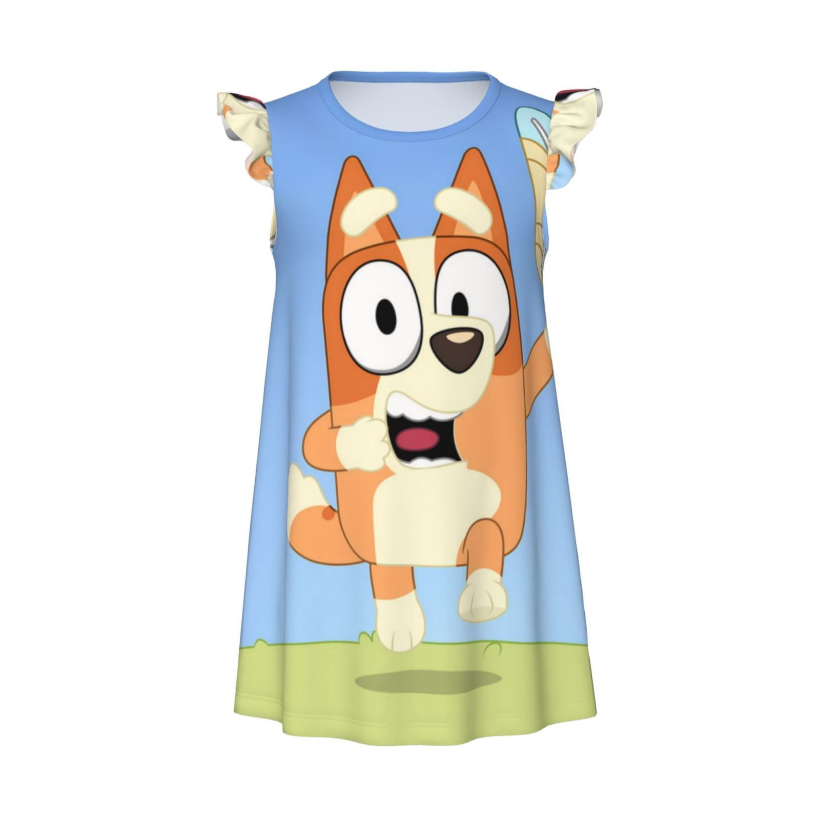 Gokiu Bluey Girls Nightgowns Princess Nightgown Toddler Sleepwear for ...