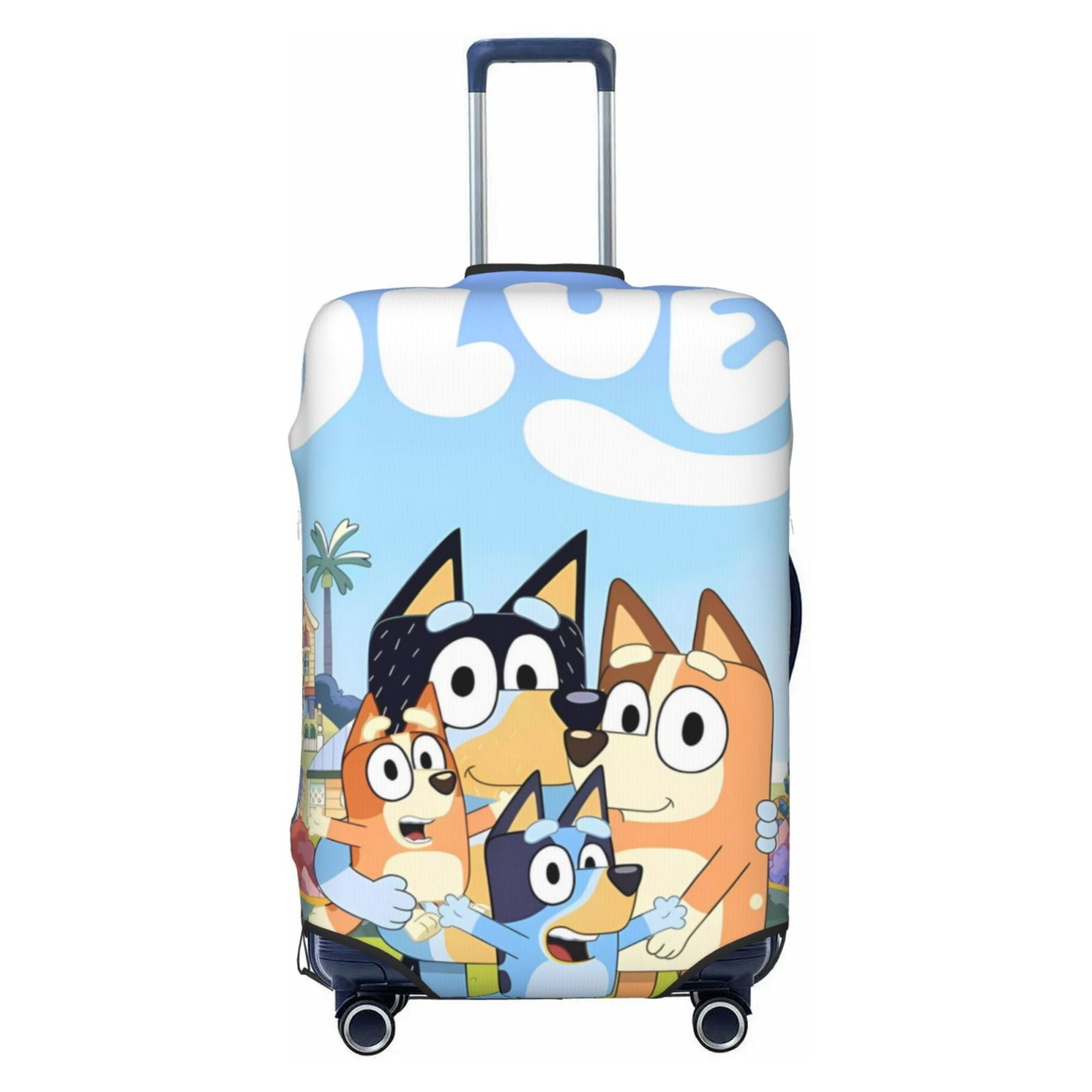 Gokiu Bluey Luggage Cover Washable Elasticated Luggage Covers for ...