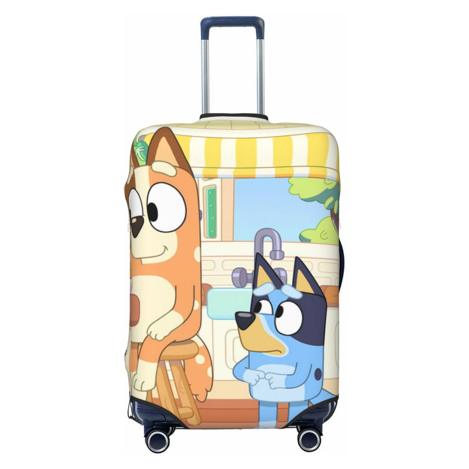 Gokiu Bluey Luggage Cover Washable Elasticated Luggage Covers for ...