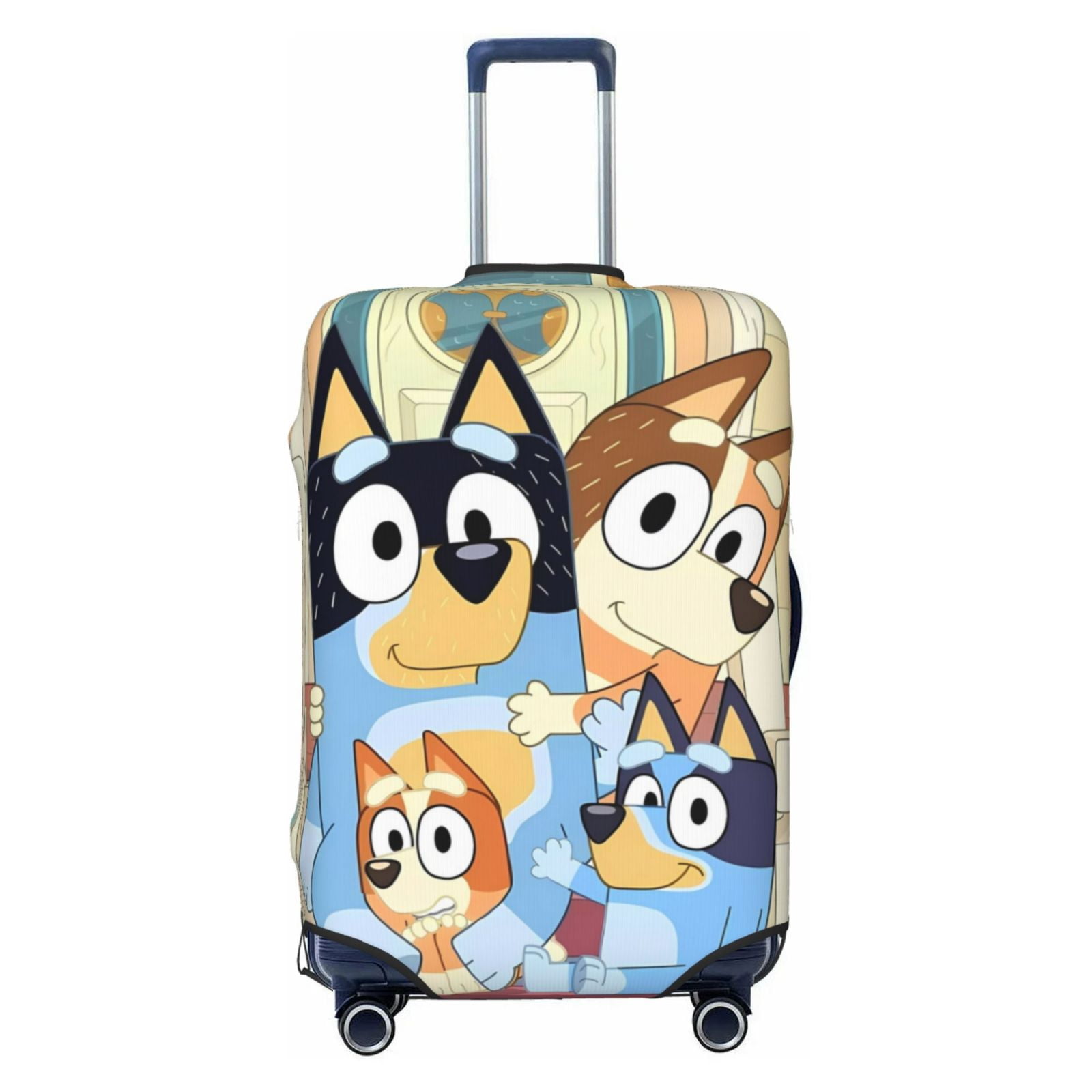 Gokiu Bluey Luggage Cover Washable Elasticated Luggage Covers for ...