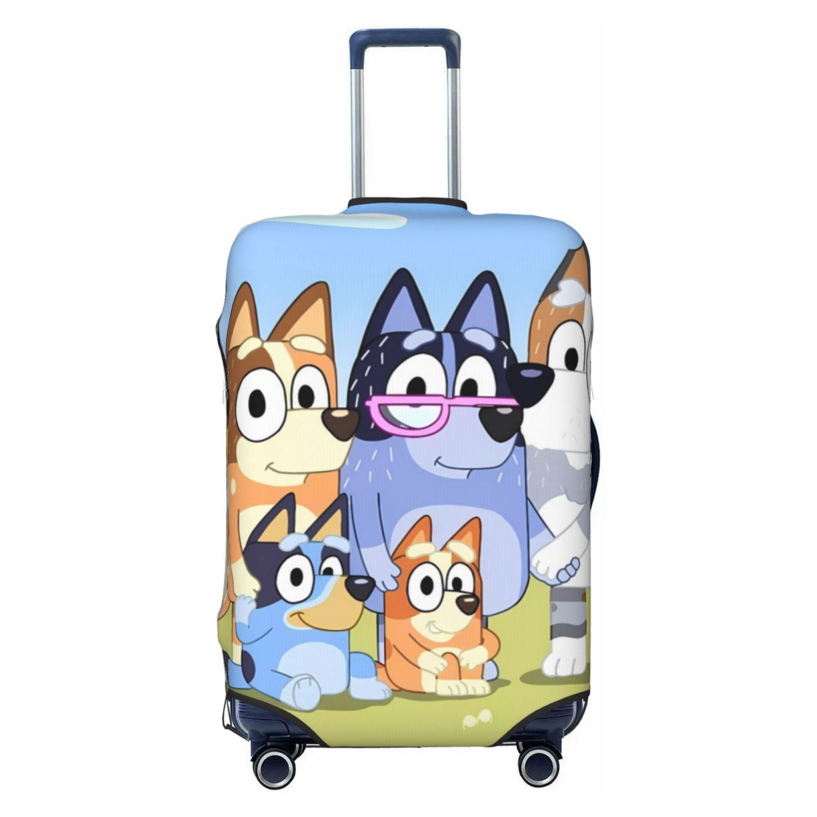 Gokiu Bluey Luggage Cover Washable Elasticated Luggage Covers for ...