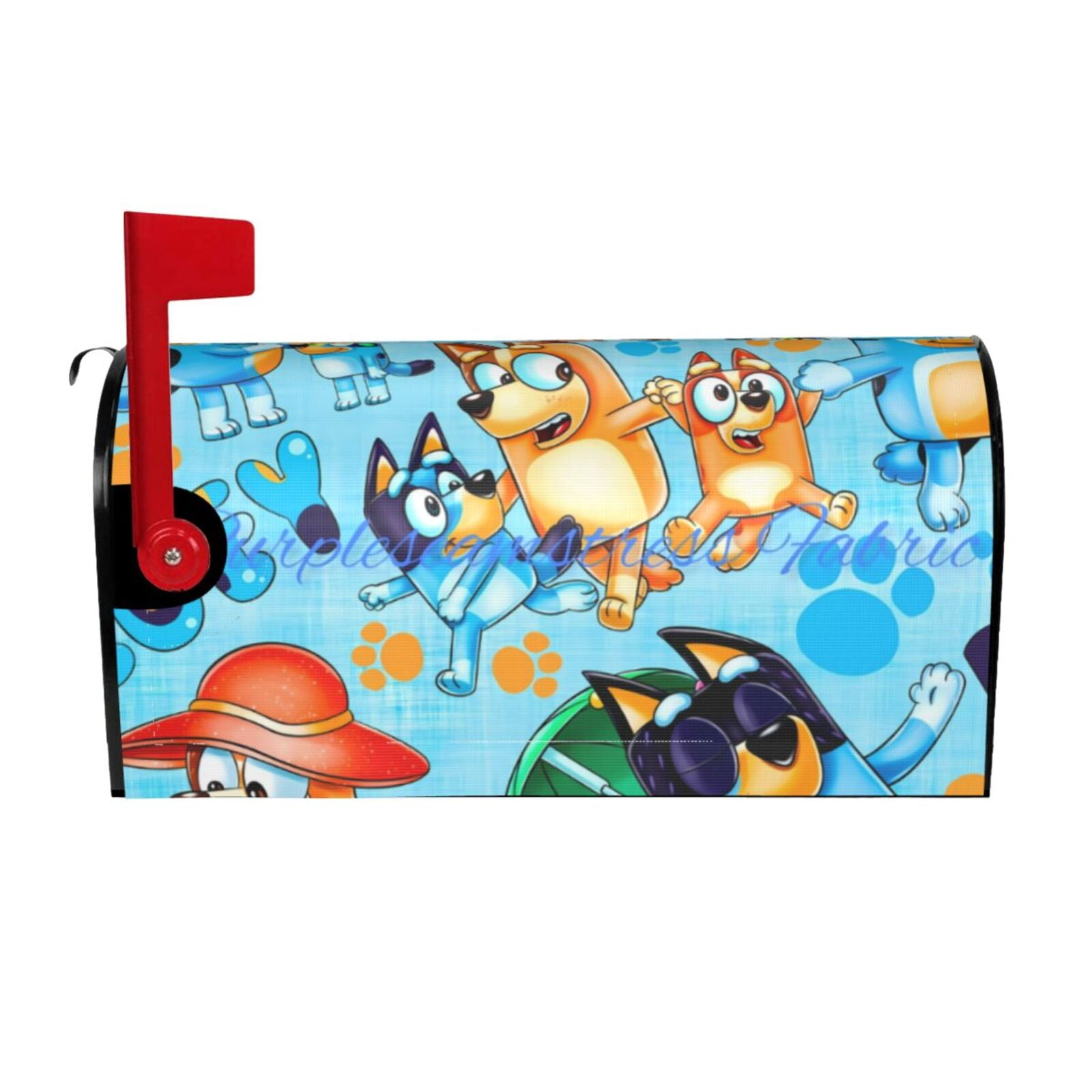 Gokiu Bluey for Mailbox Covers Standard Size 21x18 in Magnetic Letter ...