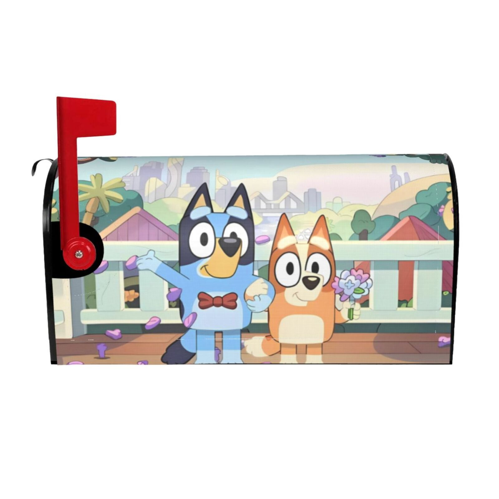 Gokiu Bluey for Mailbox Covers Standard Size 21x18 in Magnetic Letter ...