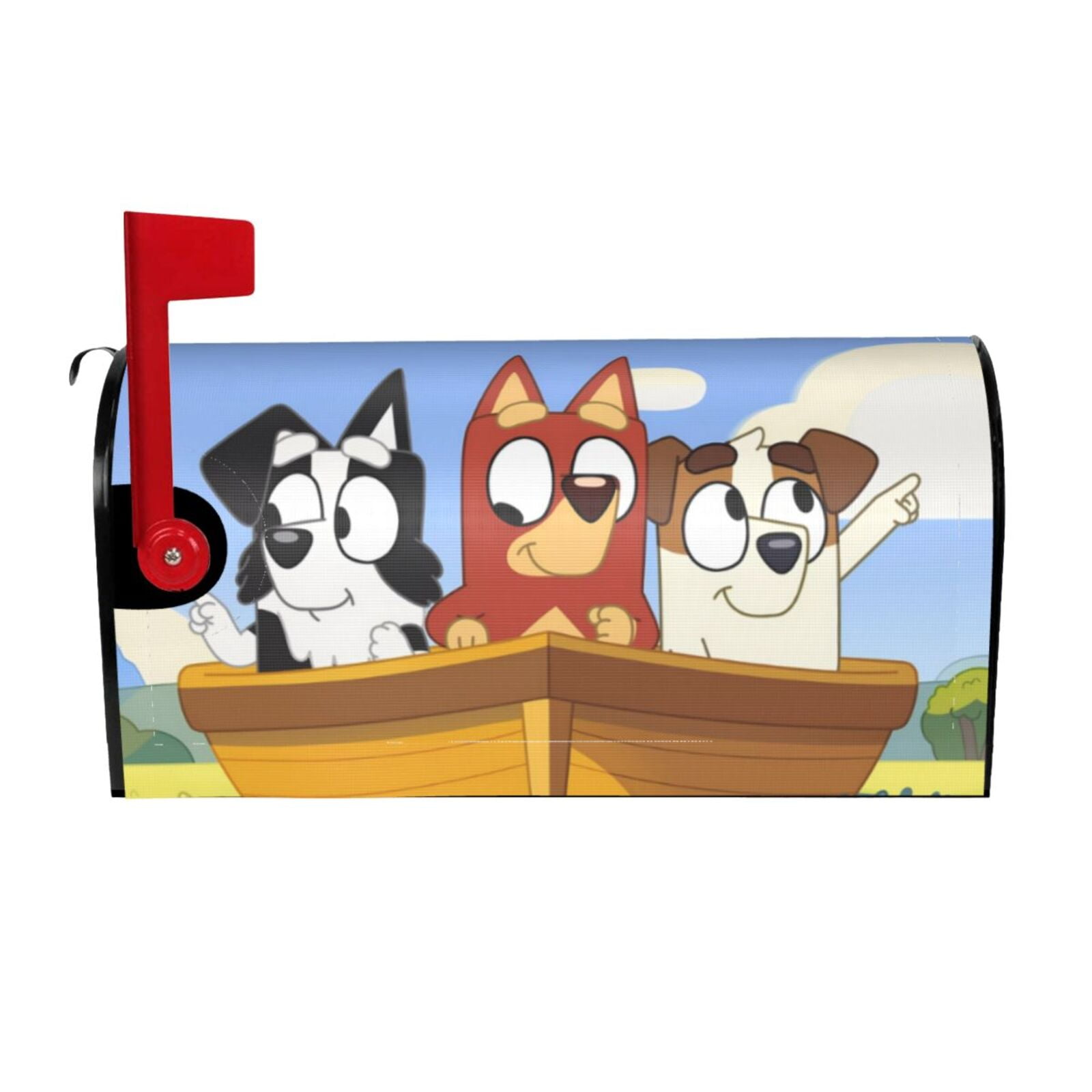 Gokiu Bluey for Mailbox Covers Standard Size 25.5x21 in Magnetic Letter ...