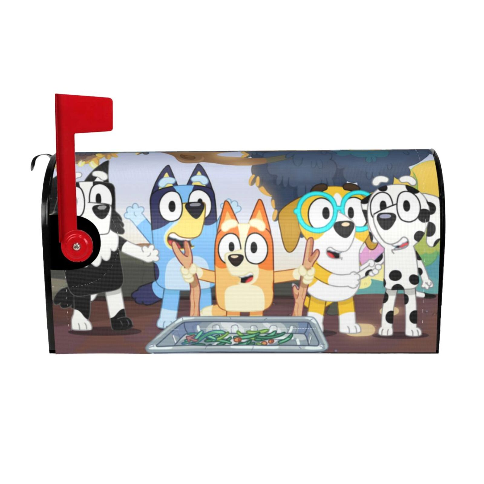 Gokiu Bluey for Mailbox Covers Standard Size 25.5x21 in Magnetic Letter ...