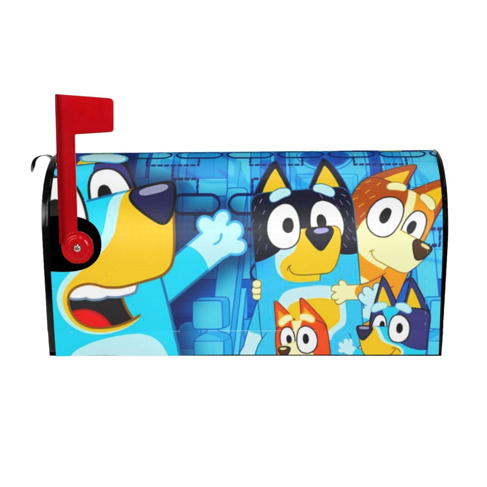 Gokiu Bluey for Mailbox Covers Standard Size 25.5x21 in Magnetic Letter ...