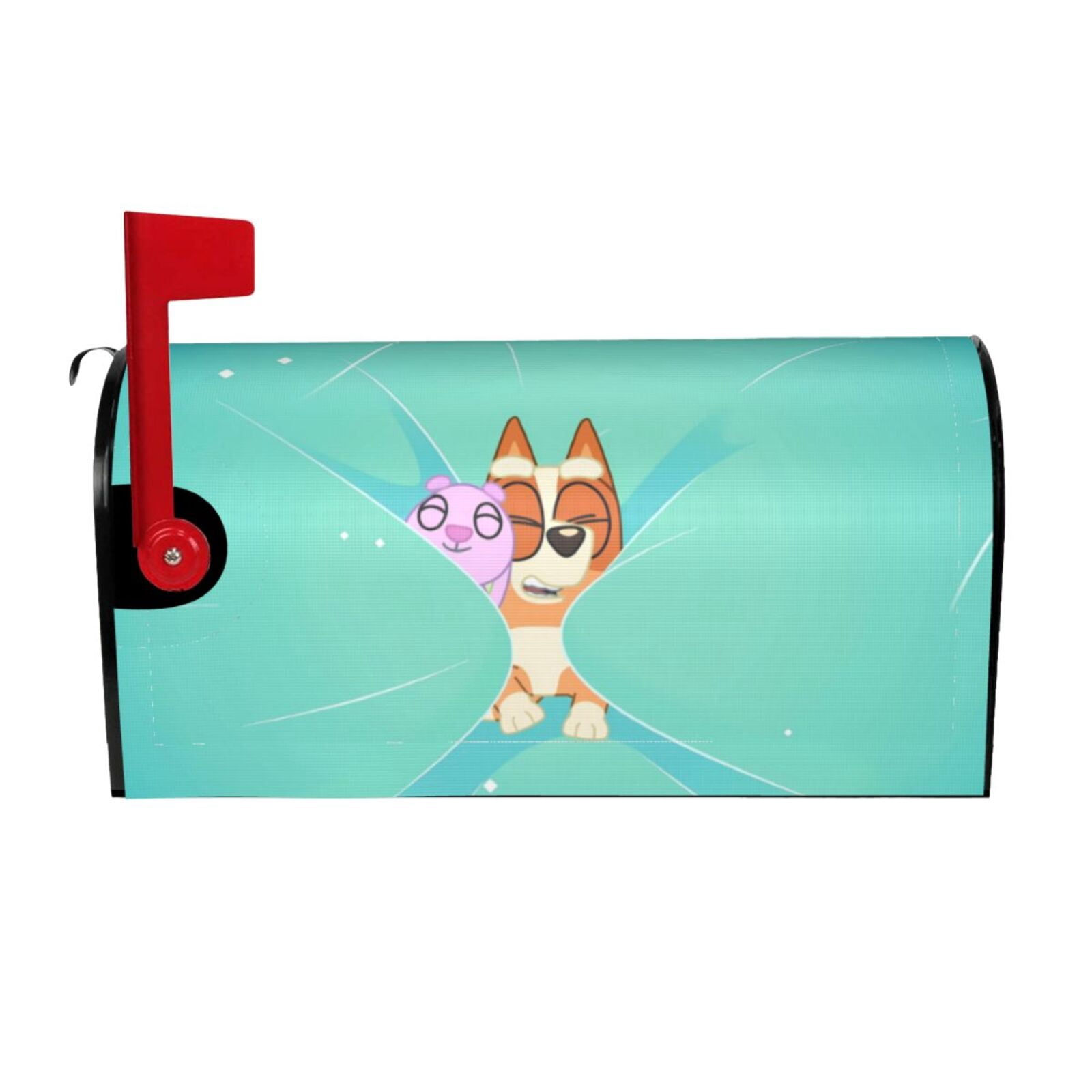 Gokiu Bluey for Mailbox Covers Standard Size 25.5x21 in Magnetic Letter ...