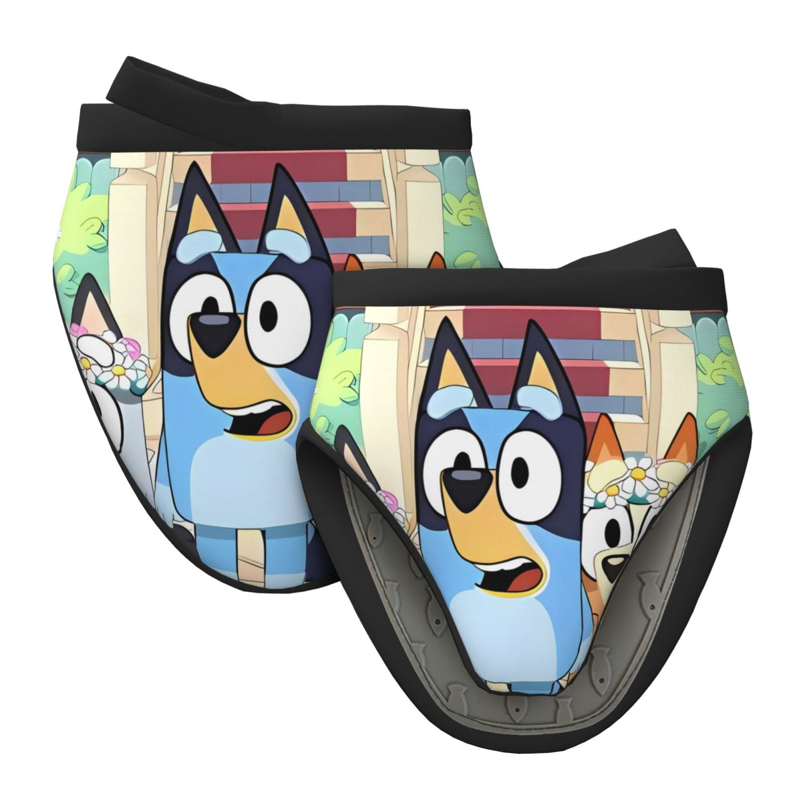 Gokiu Bluey Mini Oven Mitts Silicone Little Kitchen Gloves Heat ...